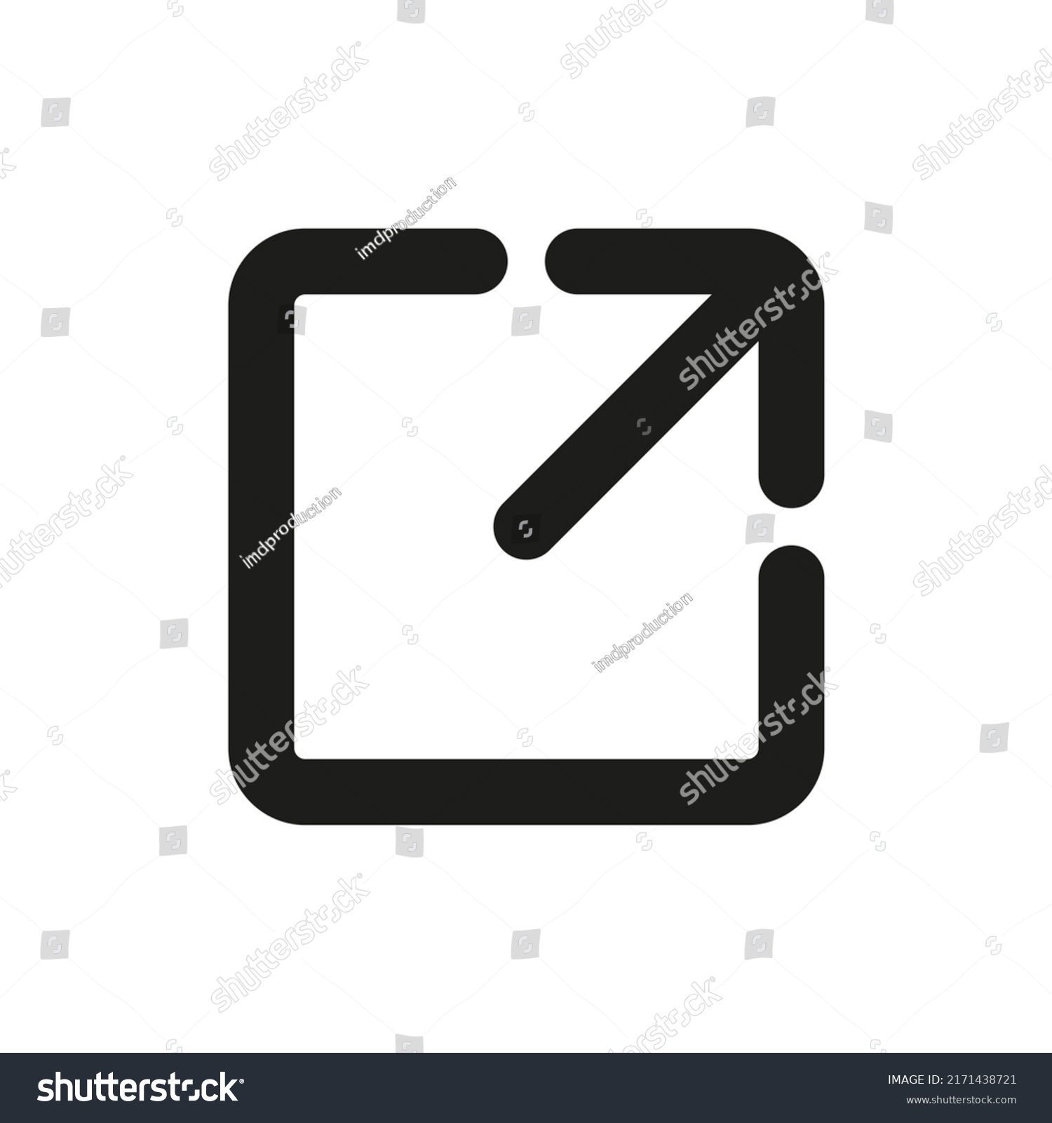 Link Icon Hyperlink Chain Symbol External Stock Vector (Royalty Free ...