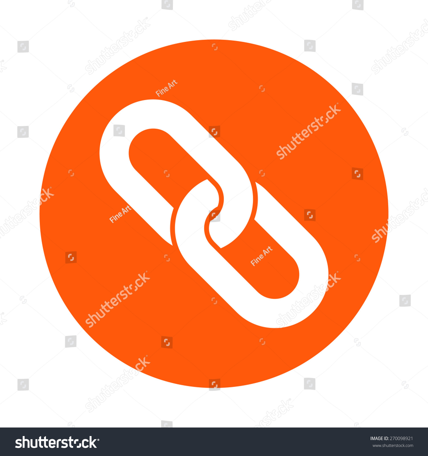 Link Single Iconchain Link Simbol Stock Vector (Royalty Free) 270098921 ...