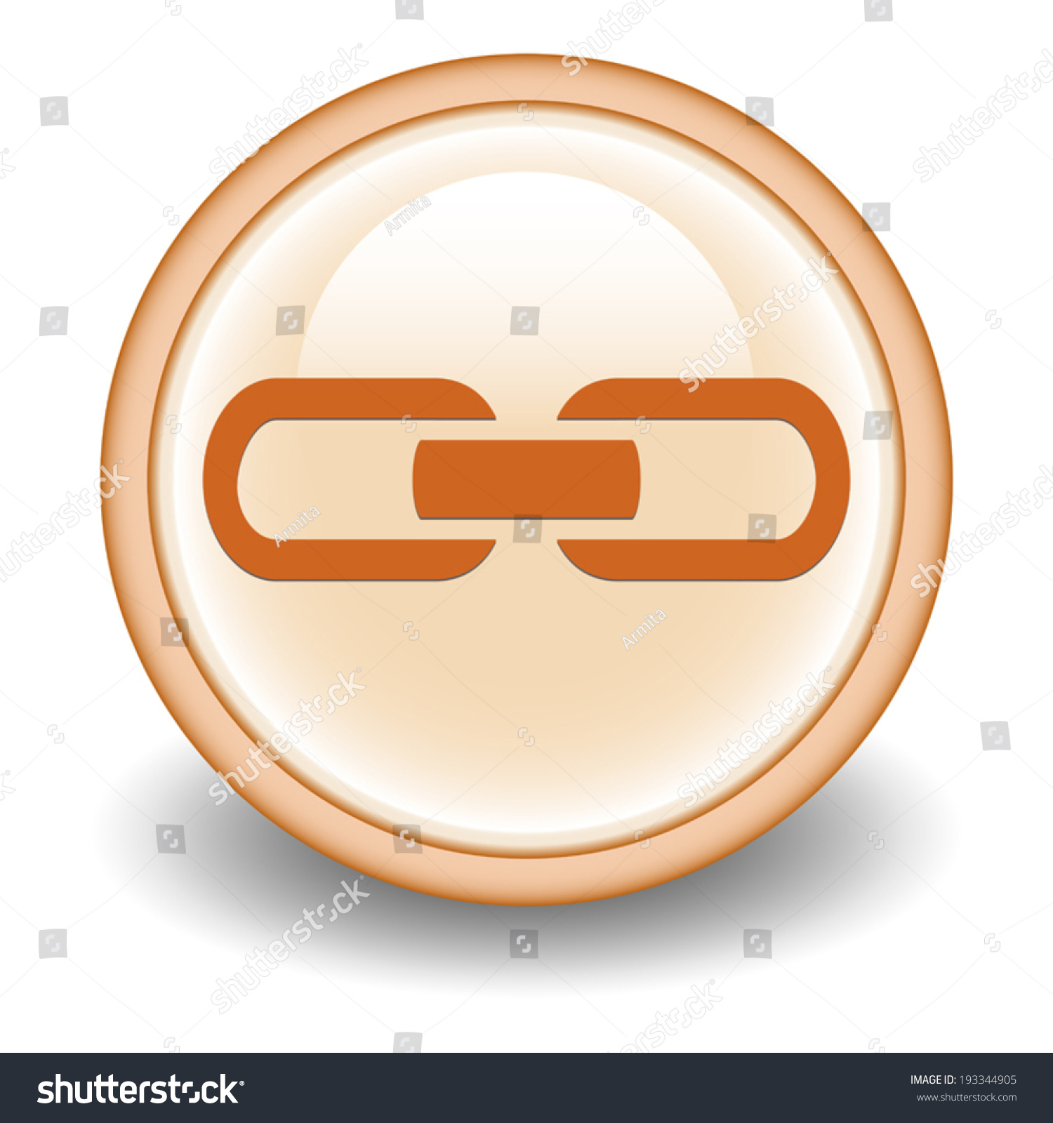 Link Sticker Illustration Stock Vector (Royalty Free) 193344905 ...
