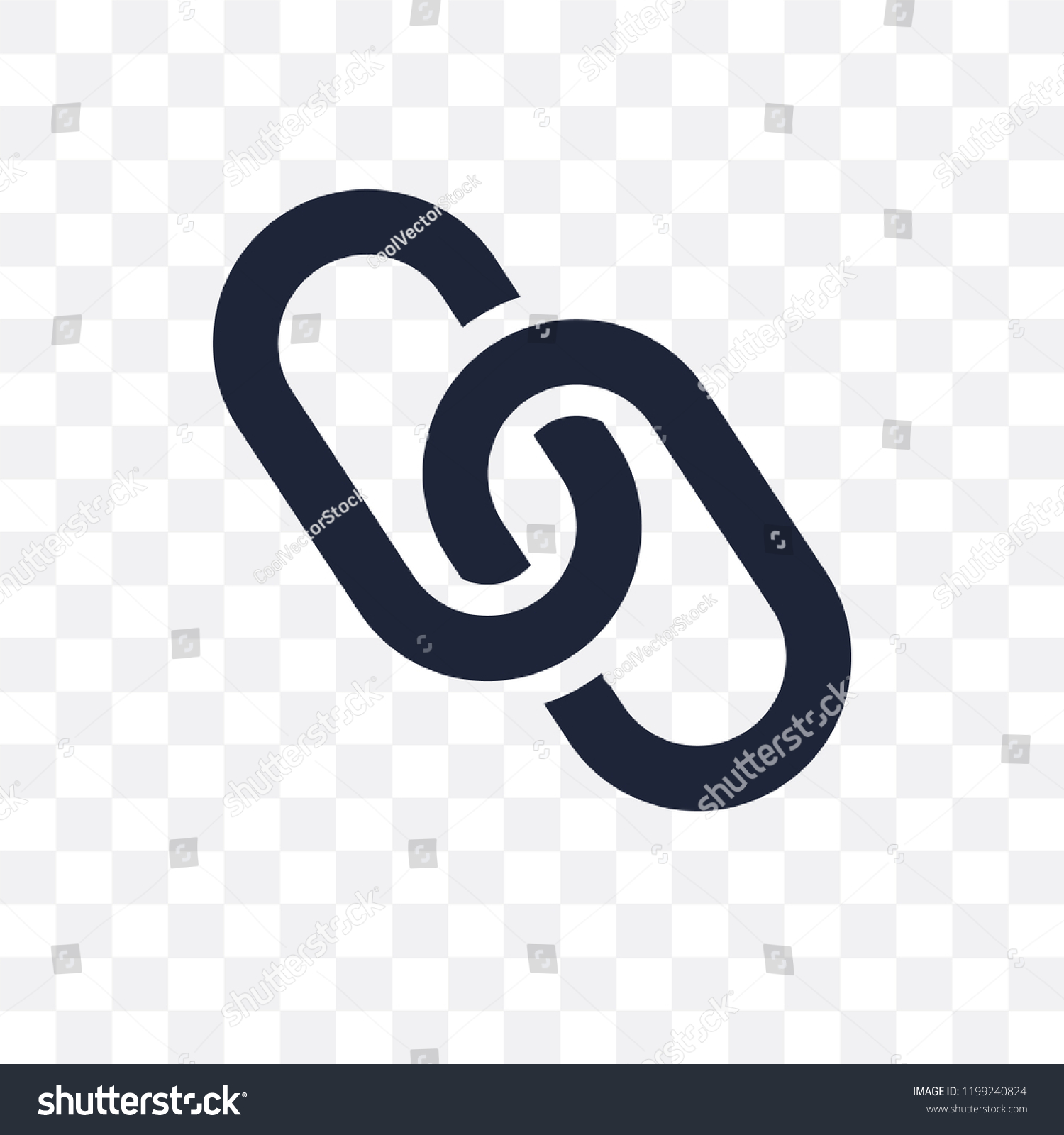 Link Transparent Icon Link Symbol Design Stock Vector (Royalty Free ...