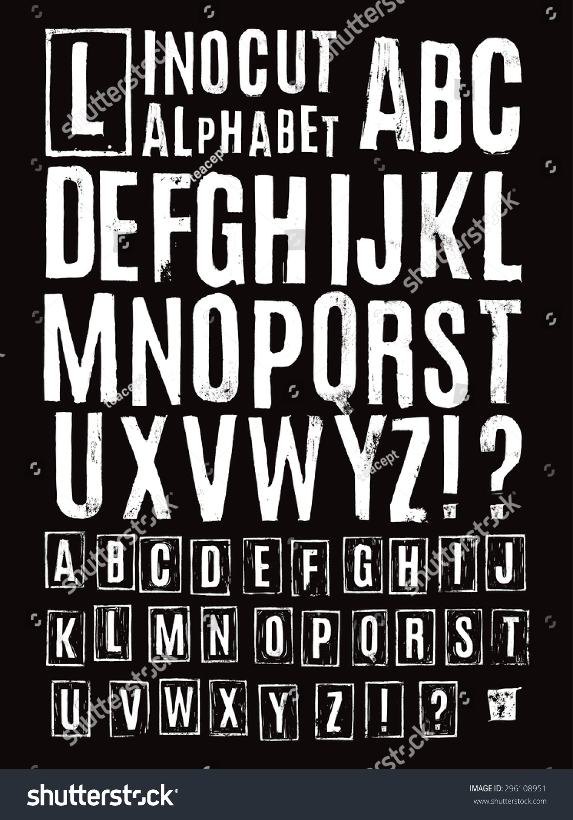 263 Linocut fonts Images, Stock Photos & Vectors | Shutterstock