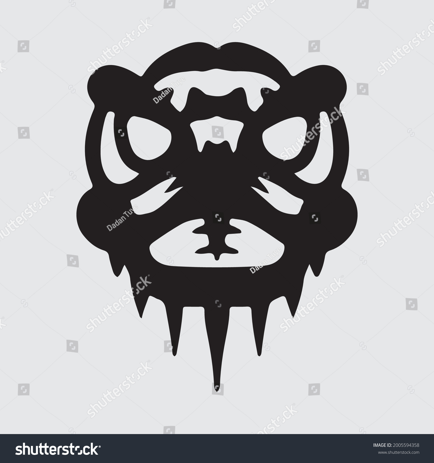 Lion Dance Drawing Creative Design Stock Vector (Royalty Free ...