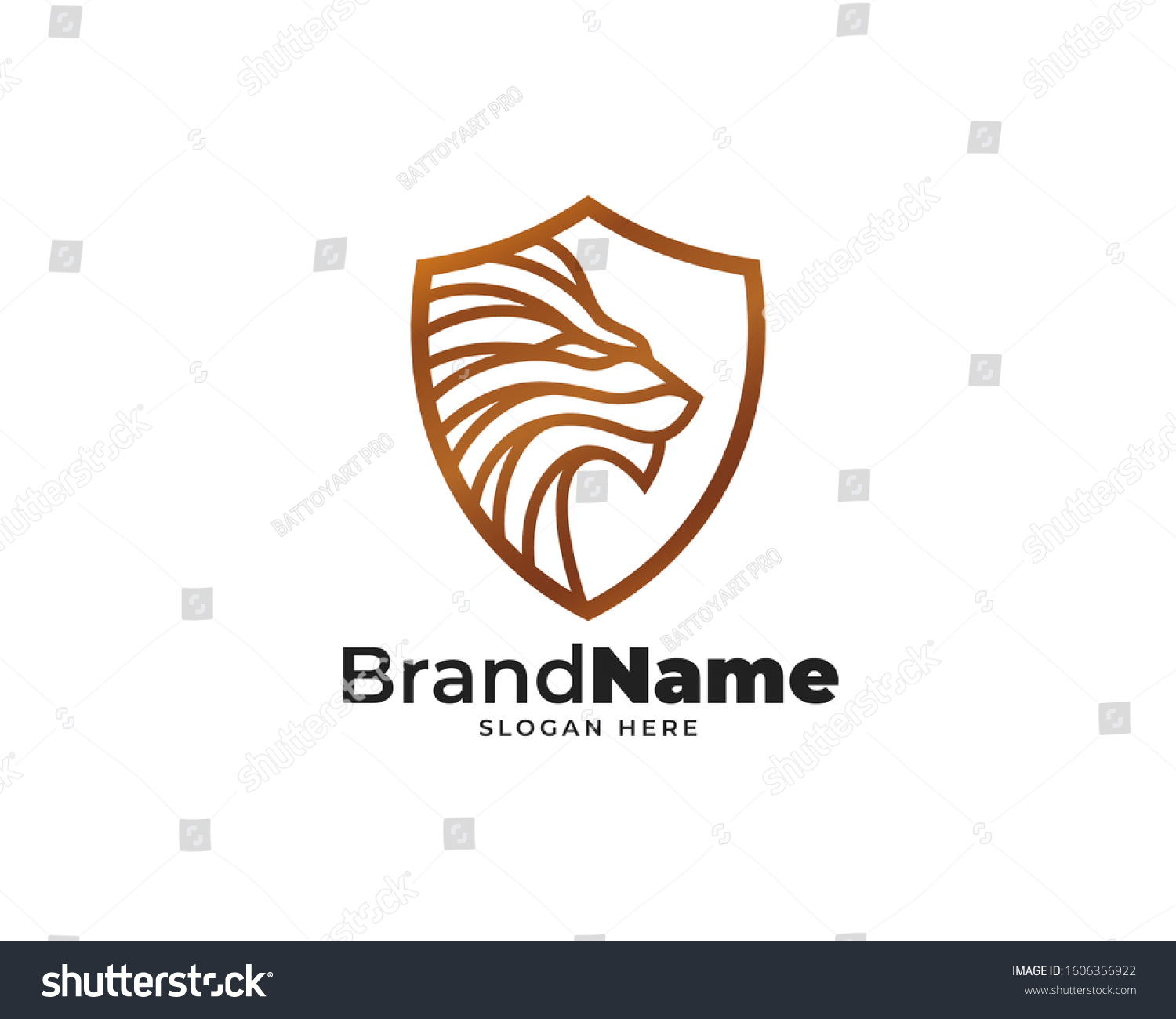 Lion Guard Logo Design Vector Speed: vector de stock (libre de regalías ...