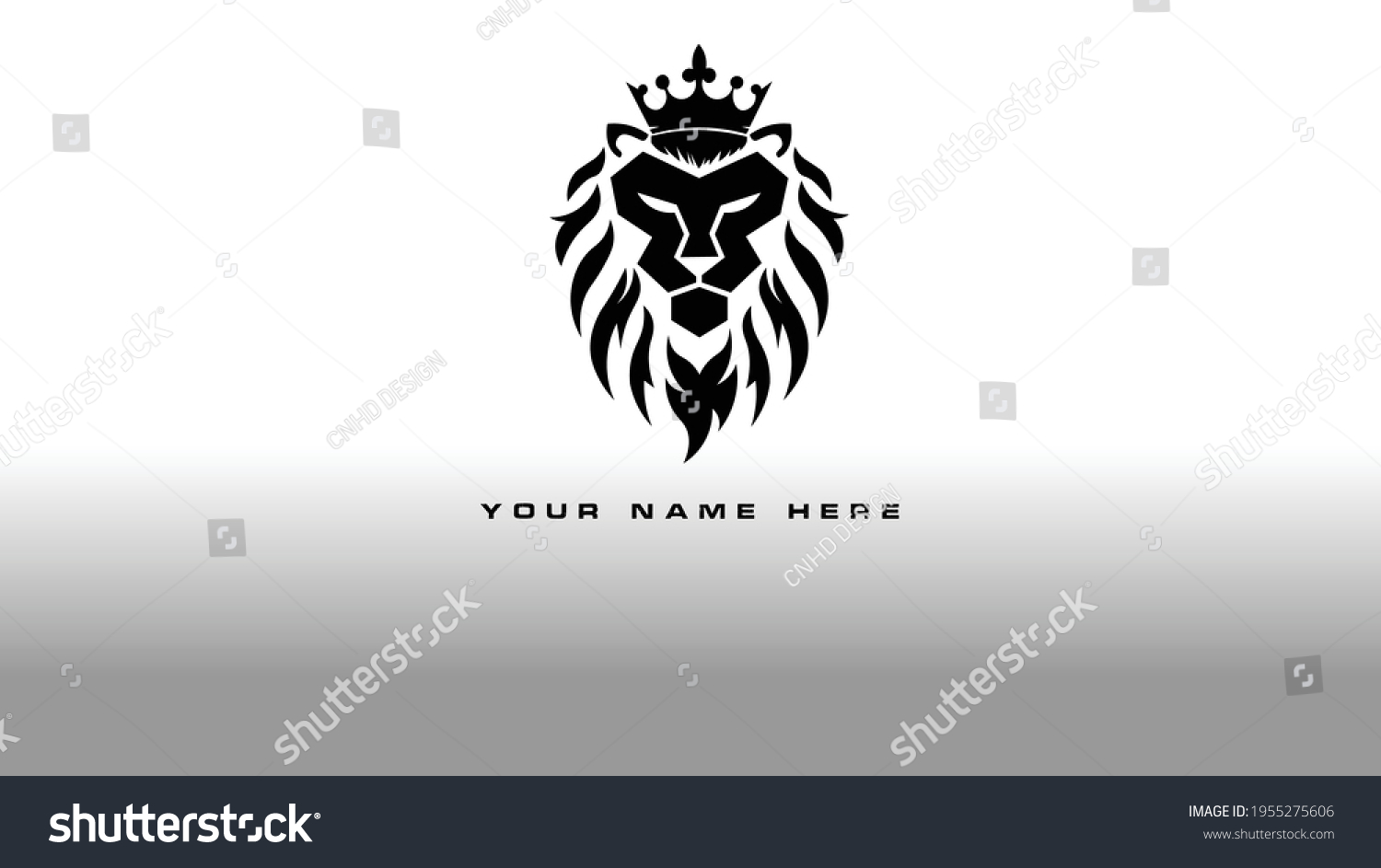 Lion Logo Smart Vector Illustration Stock Vector (Royalty Free ...