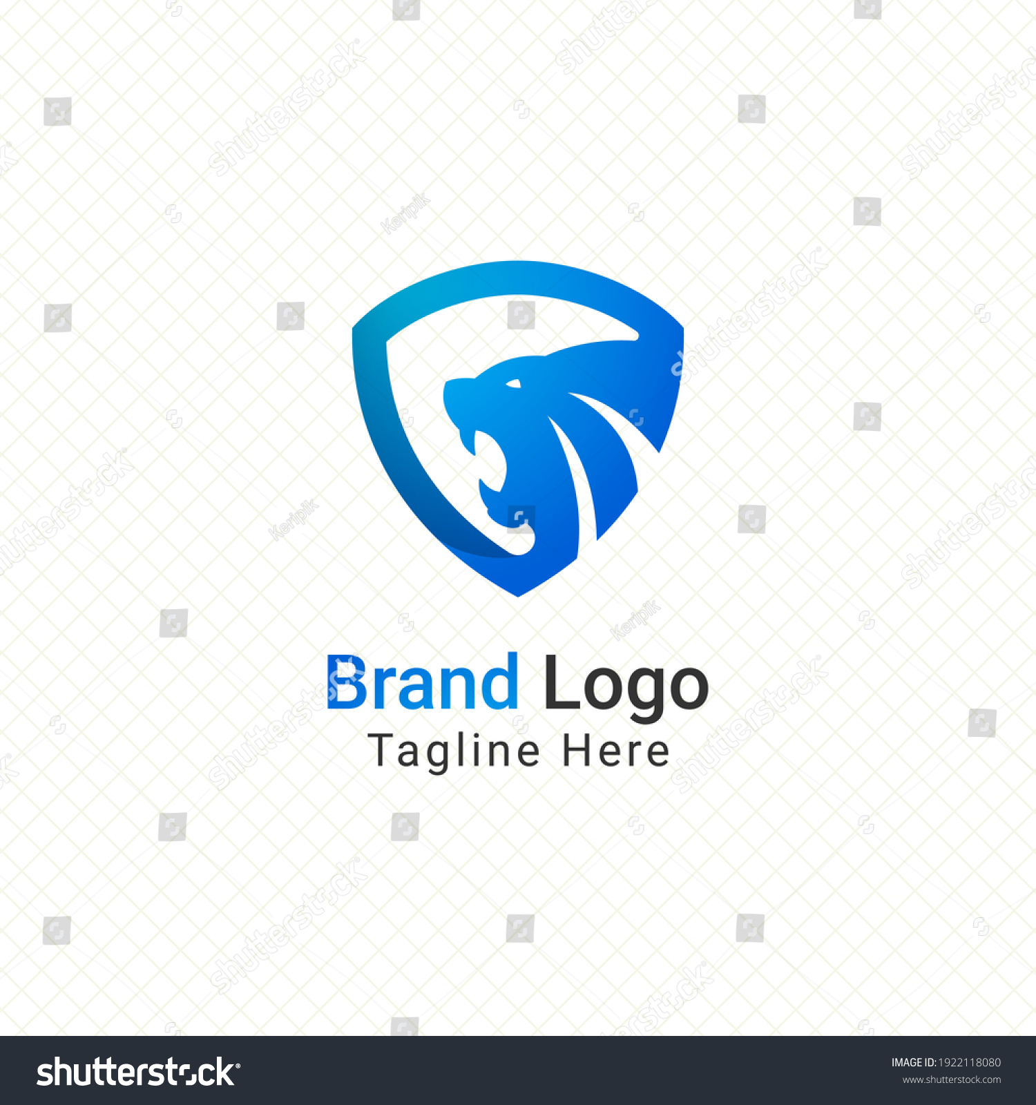 Lion Shield Security Logo Vector Graphic Stock Vector (Royalty Free ...