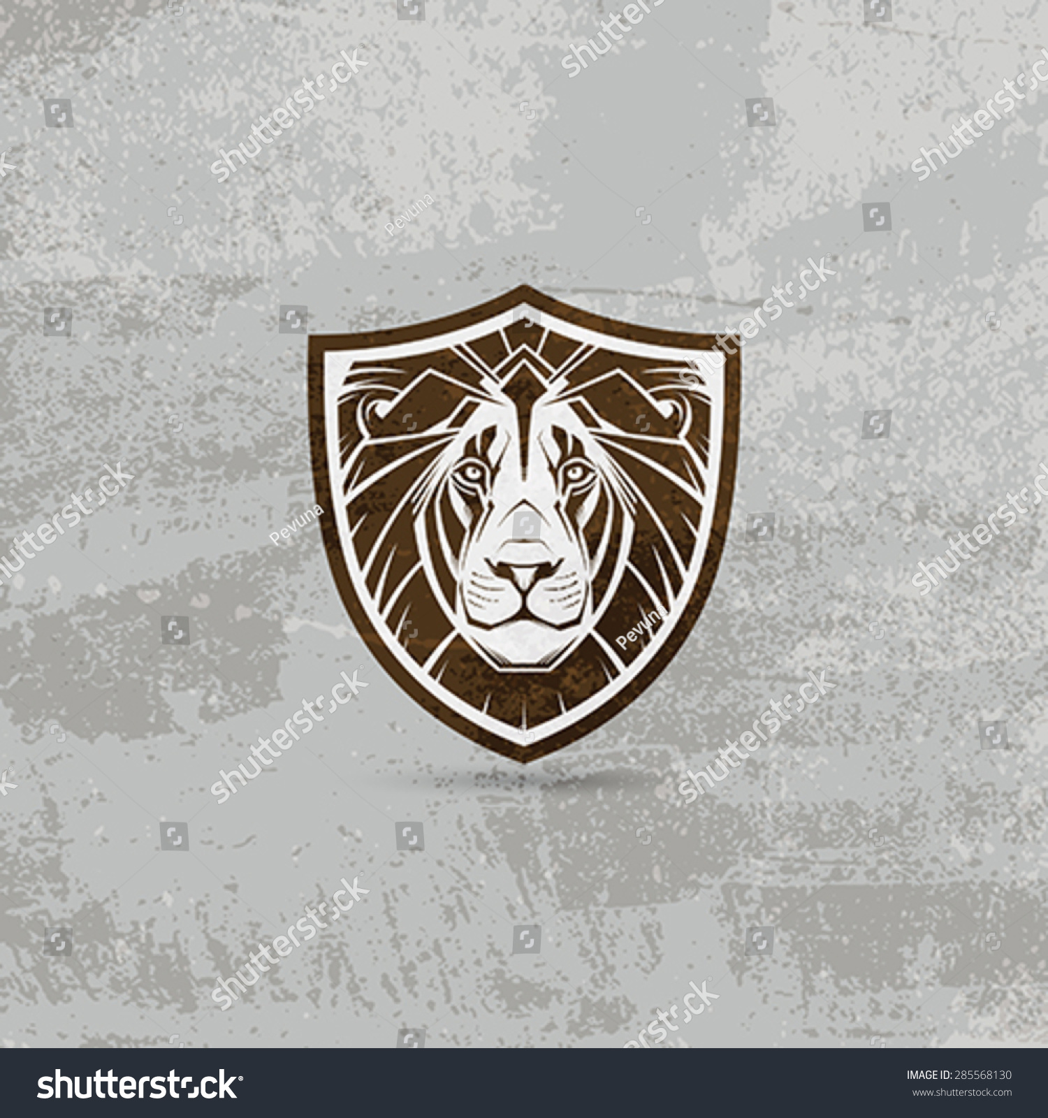 Lion Symbol Vector Illustration Stock Vector (Royalty Free) 285568130 ...