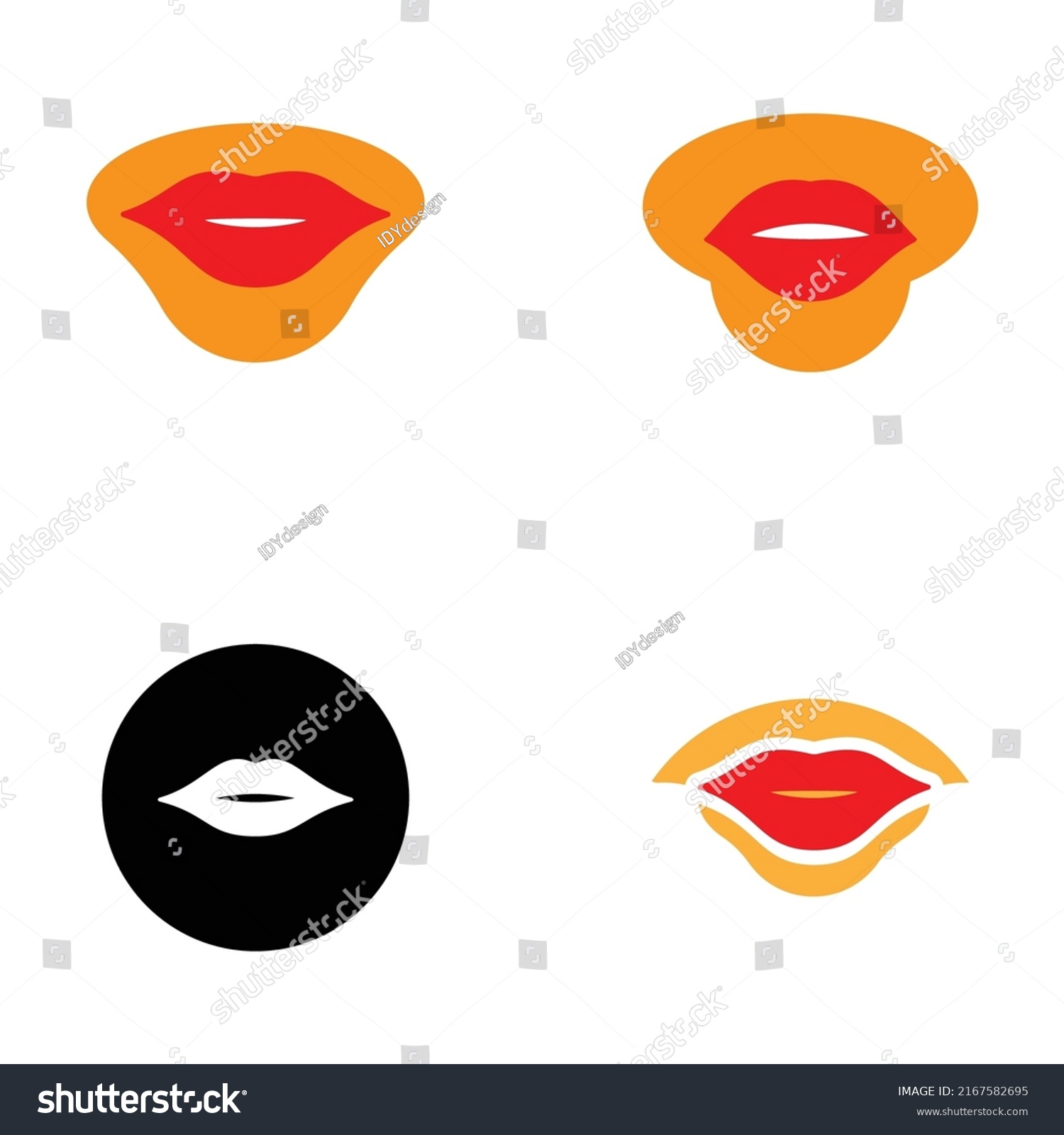 Lip Logo Vector Illustration Design Stock Vector (Royalty Free ...