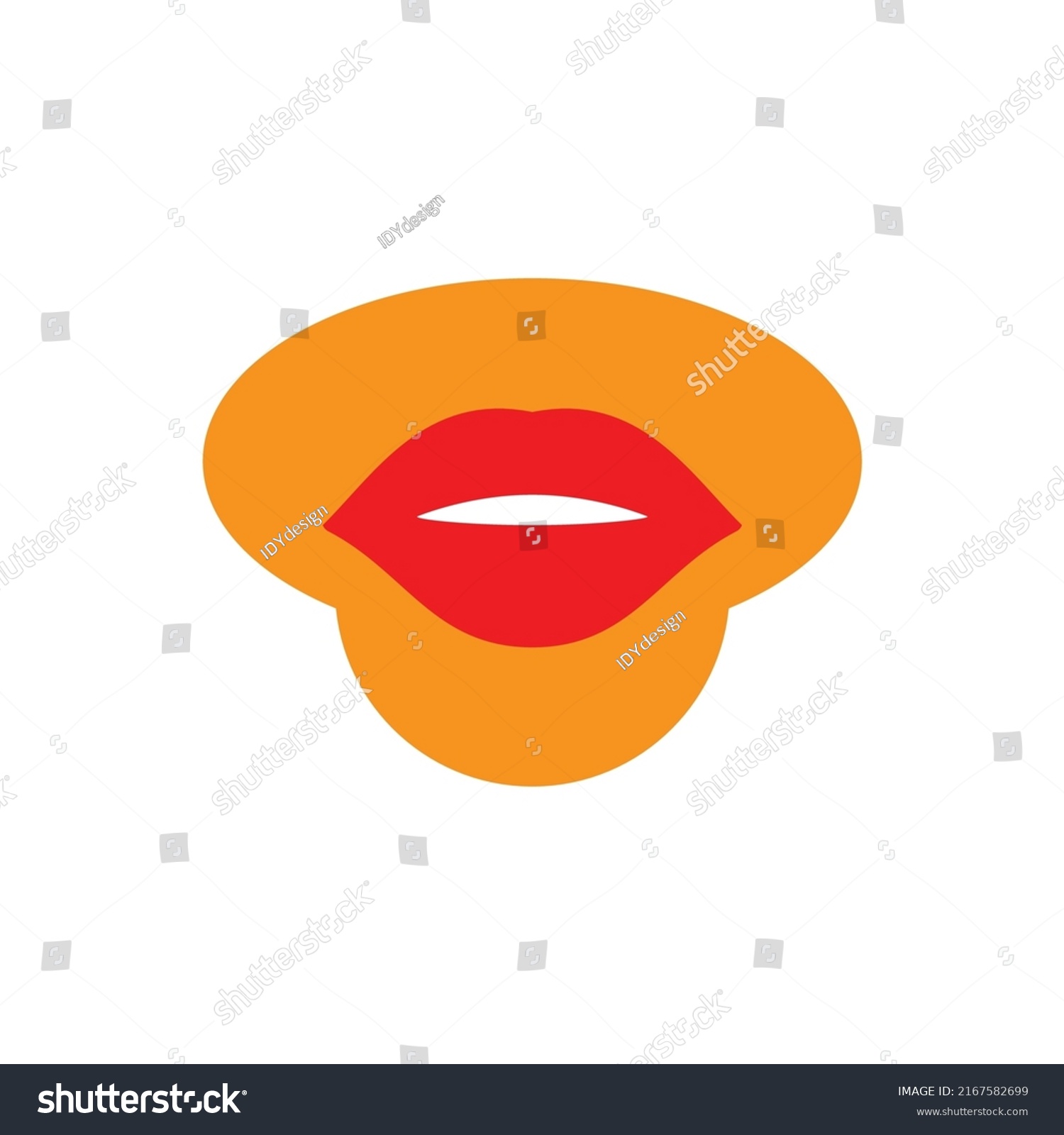 Lip Logo Vector Illustration Design Stock Vector (Royalty Free ...