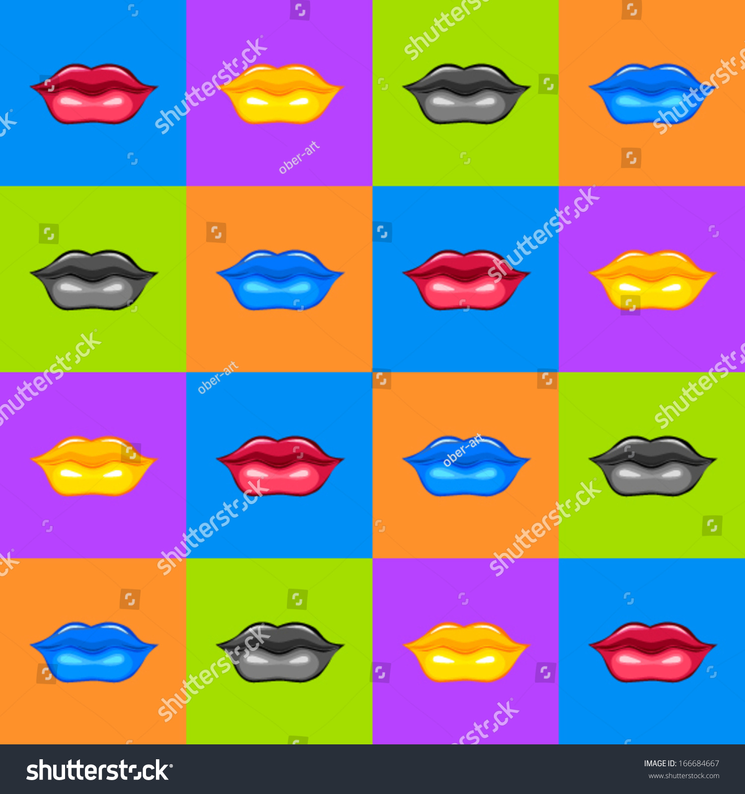 Lips Texture Lips Illustration Stock Vector (Royalty Free) 166684667 ...