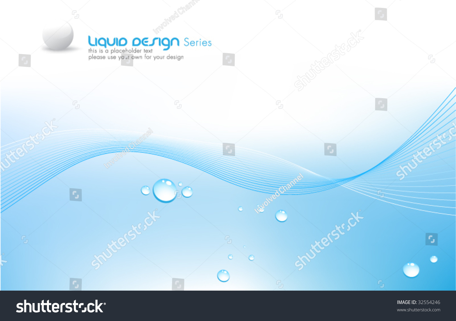 Liquid Design Template Series Stock Vector (Royalty Free) 32554246