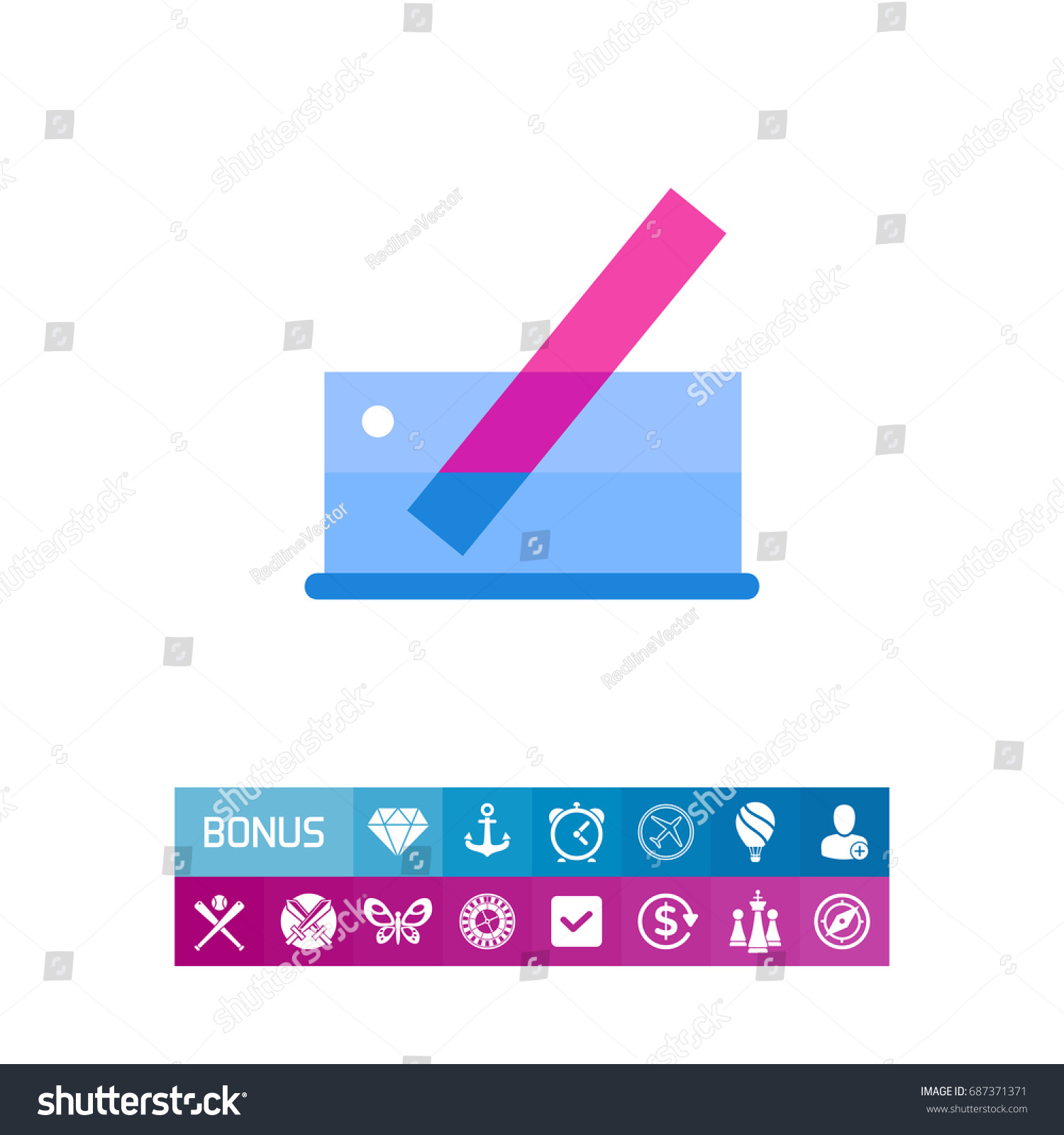 Litmus Test Vector Icon Stock Vector (Royalty Free) 687371371 ...