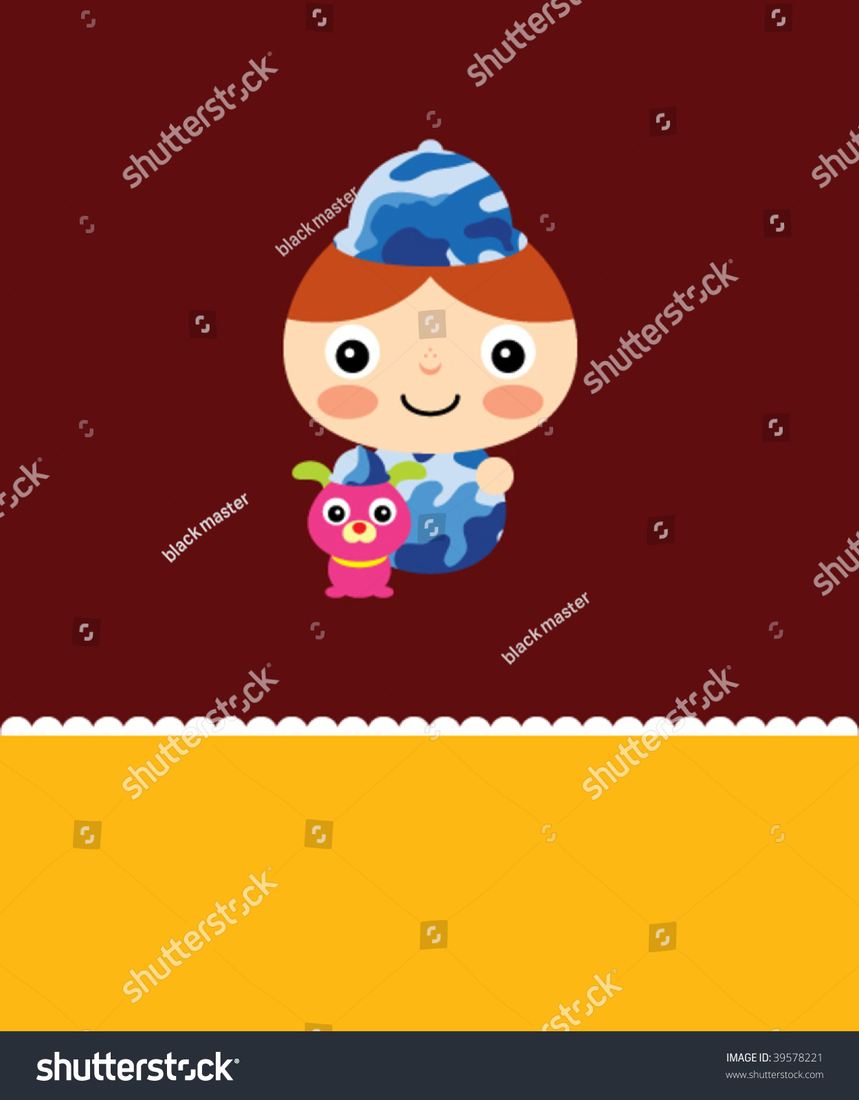 Little Army Boy Stock Vector (Royalty Free) 39578221 | Shutterstock