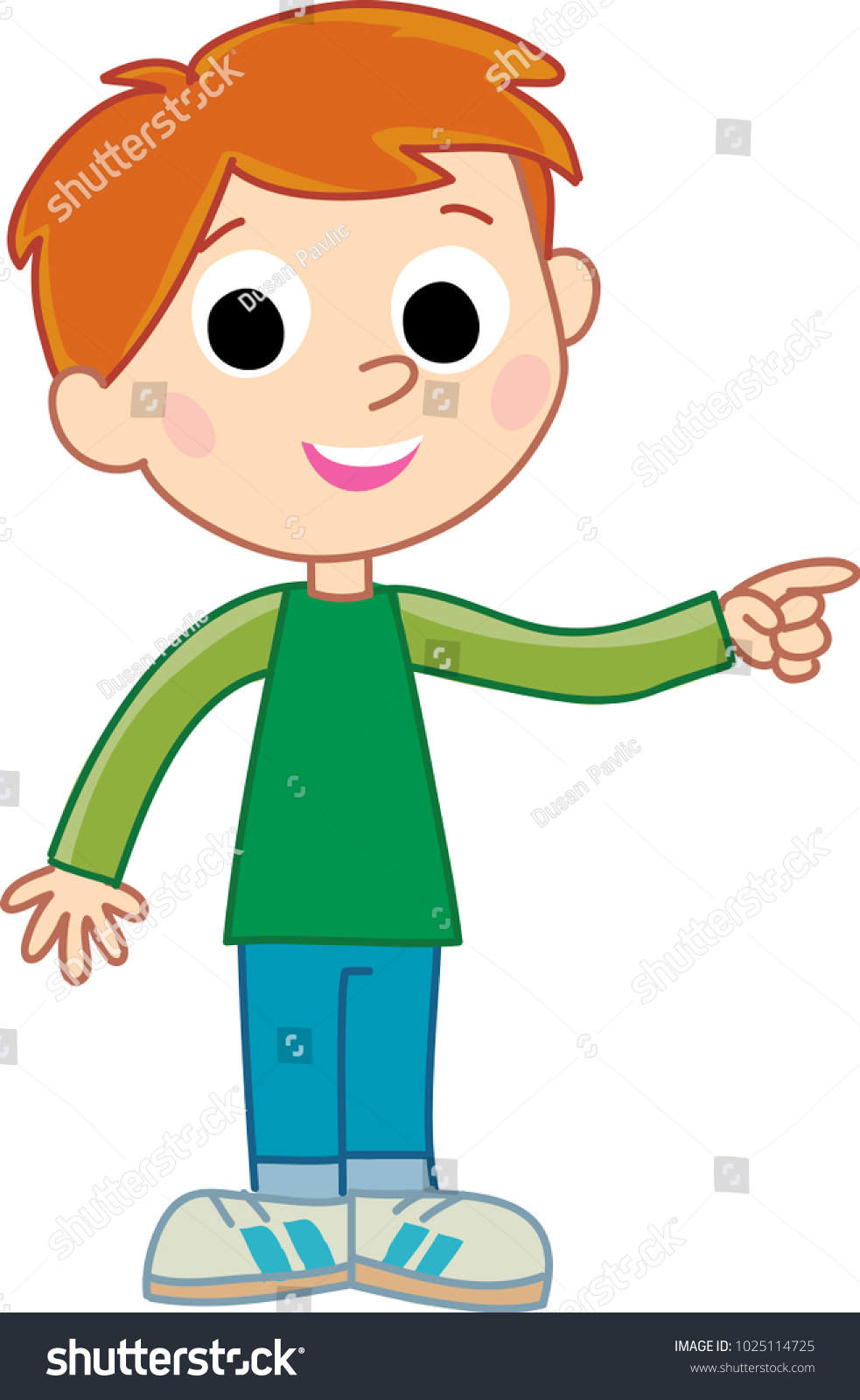 Little Boy Explaining Stock Vector (Royalty Free) 1025114725 | Shutterstock