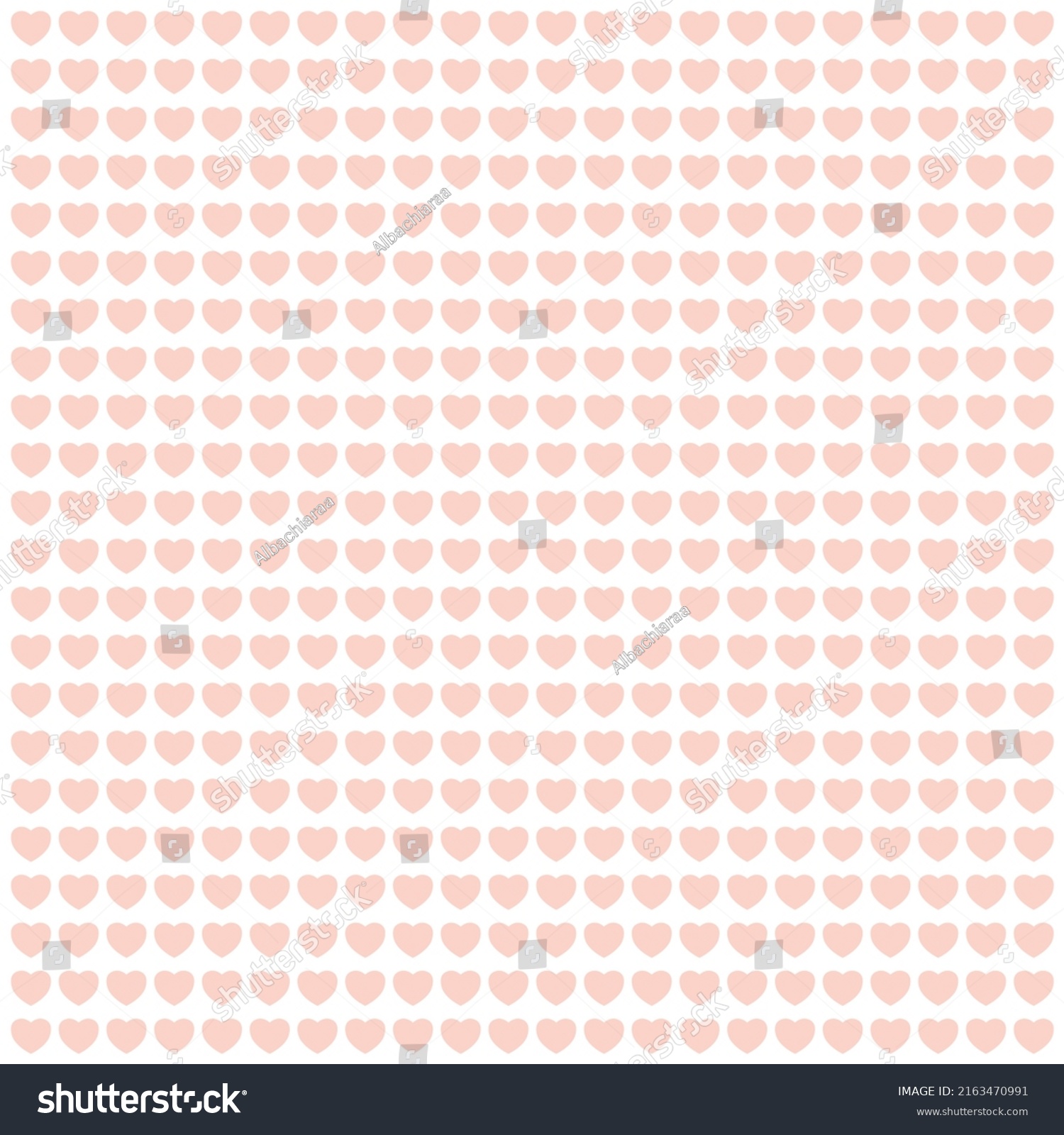 Little Hearts Background Square Vector Composition Stock Vector ...