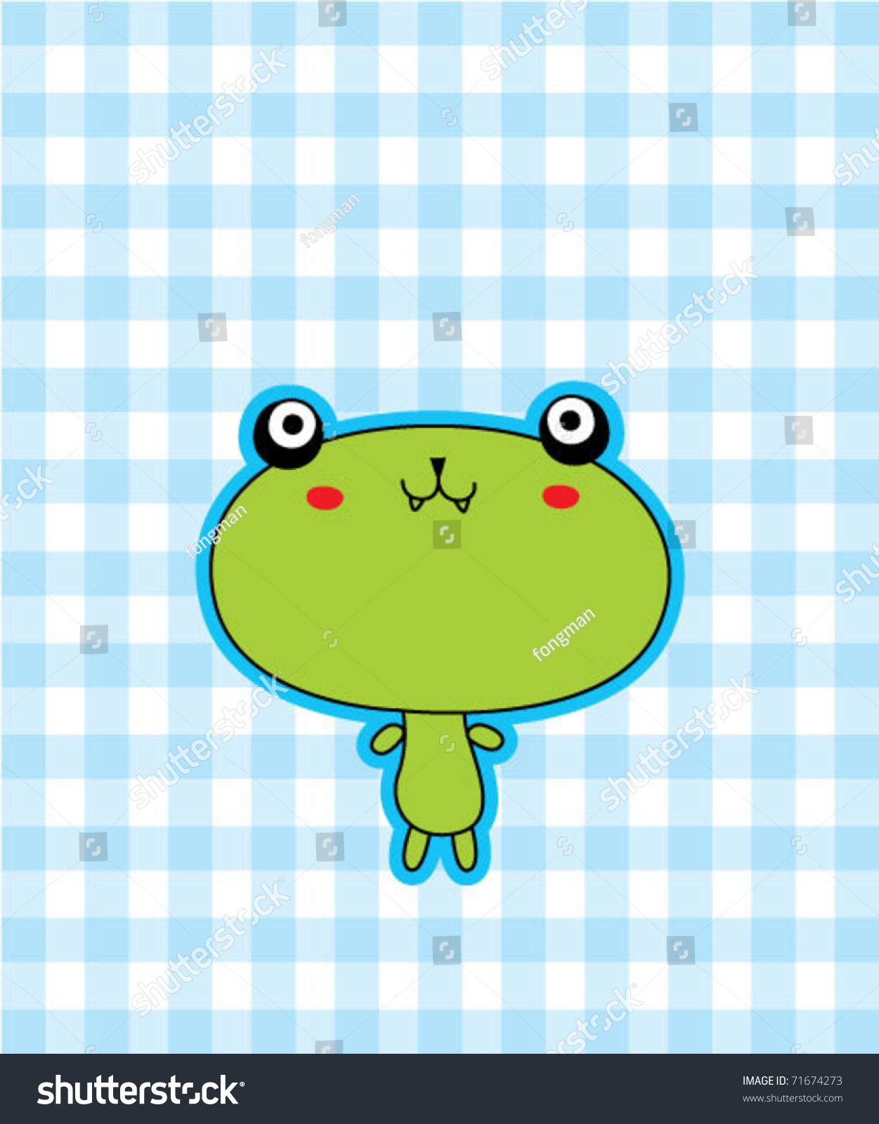 Little Horror Frog Stock Vector (Royalty Free) 71674273 | Shutterstock