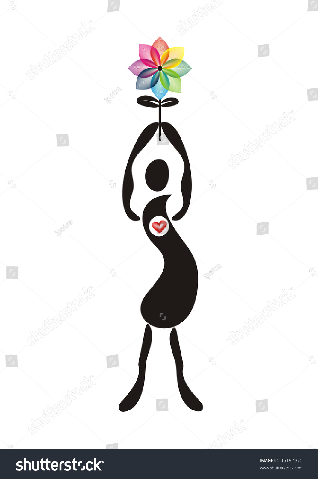 Little Man Stock Vector (Royalty Free) 46197970