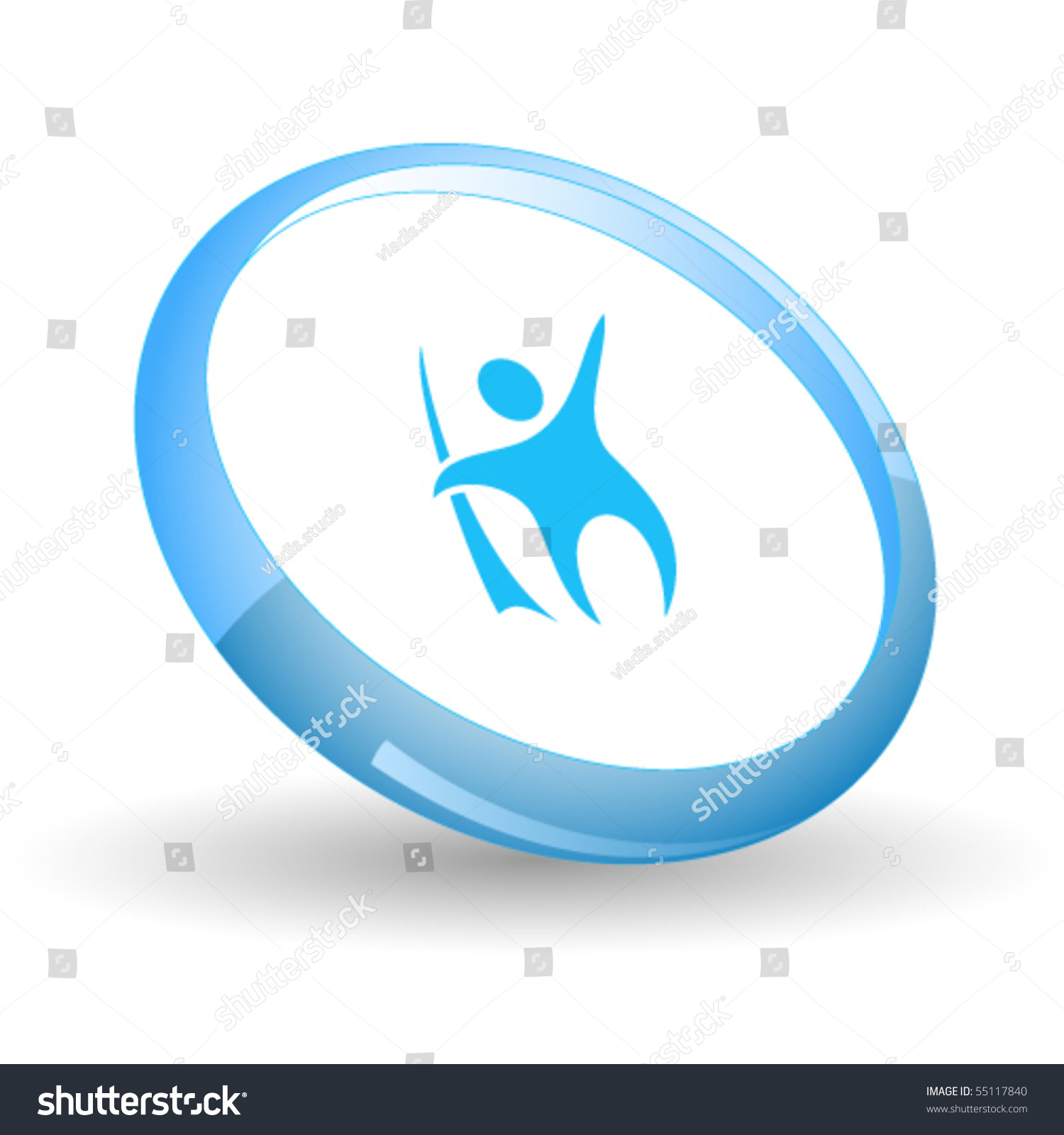 Little Man Vector Icon Stock Vector (Royalty Free) 55117840 | Shutterstock