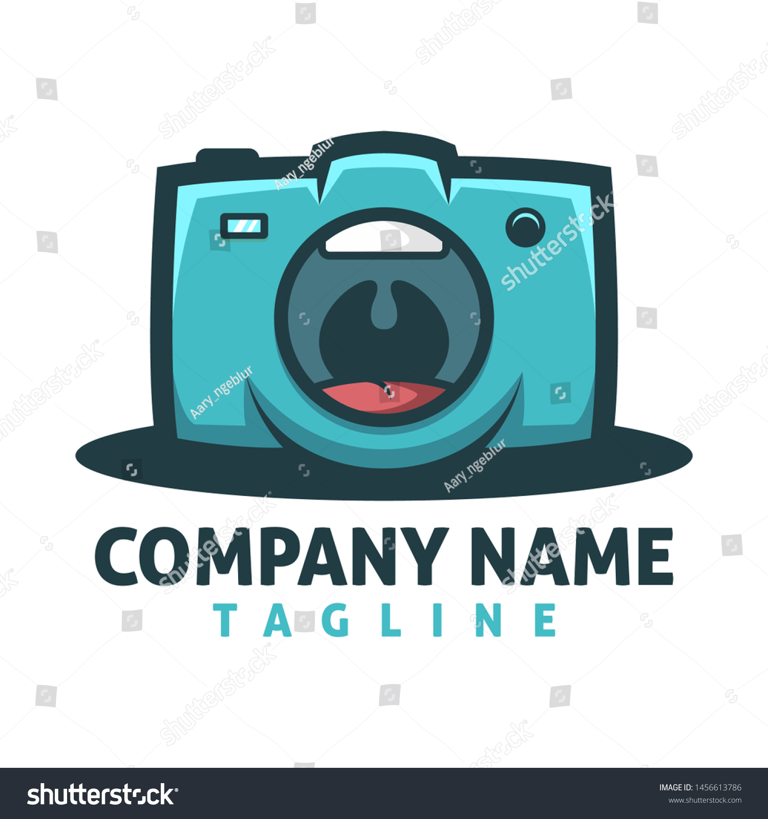 Little Monster Camera Angry Vector Stock Vector (Royalty Free ...