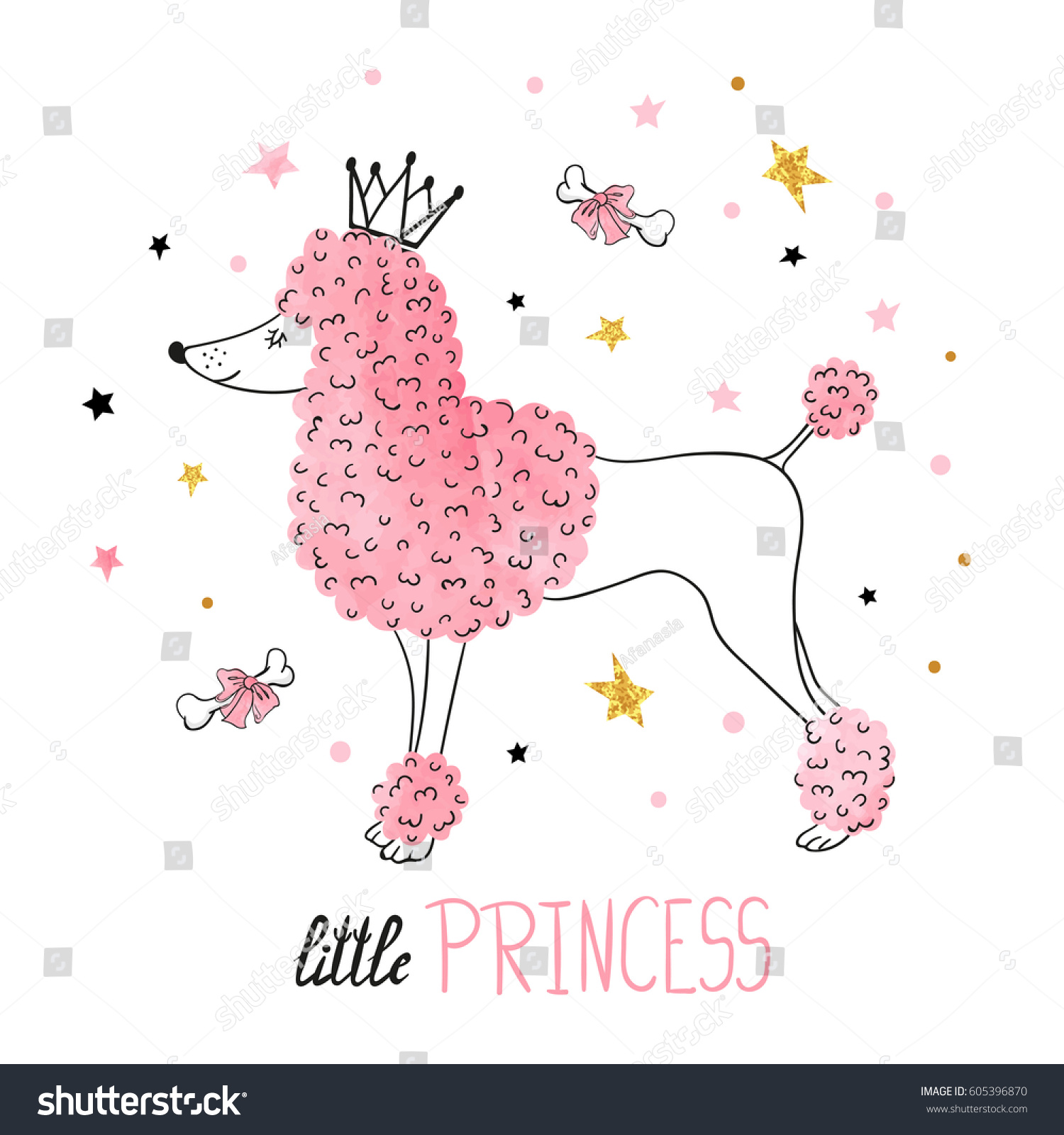 Little Princess Vector Illustration Kids Design Stock Vector (Royalty ... Little Princess Vector Illustration Kids Design Stock Vector (Royalty ...