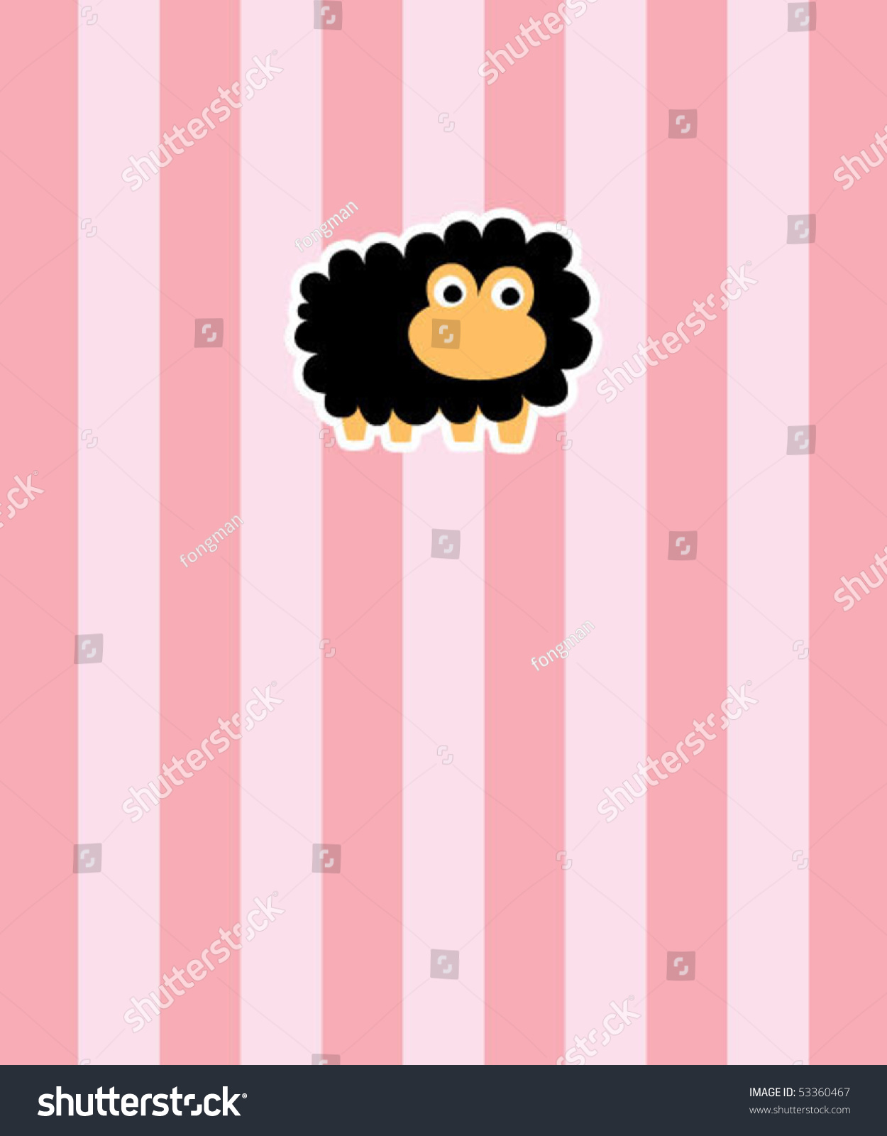 Little Sheep Tag Stock Vector (Royalty Free) 53360467 | Shutterstock