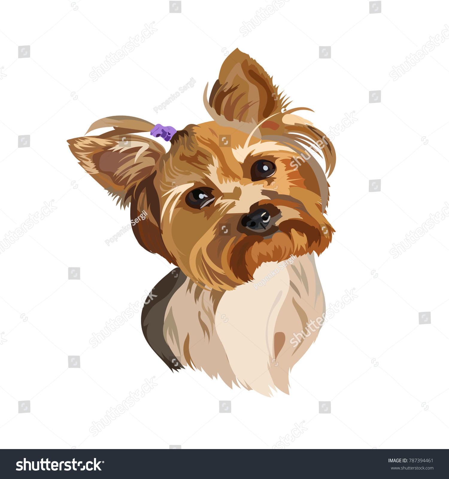 Cartoon-yorkshire_terrier Images, Stock Photos & Vectors | Shutterstock