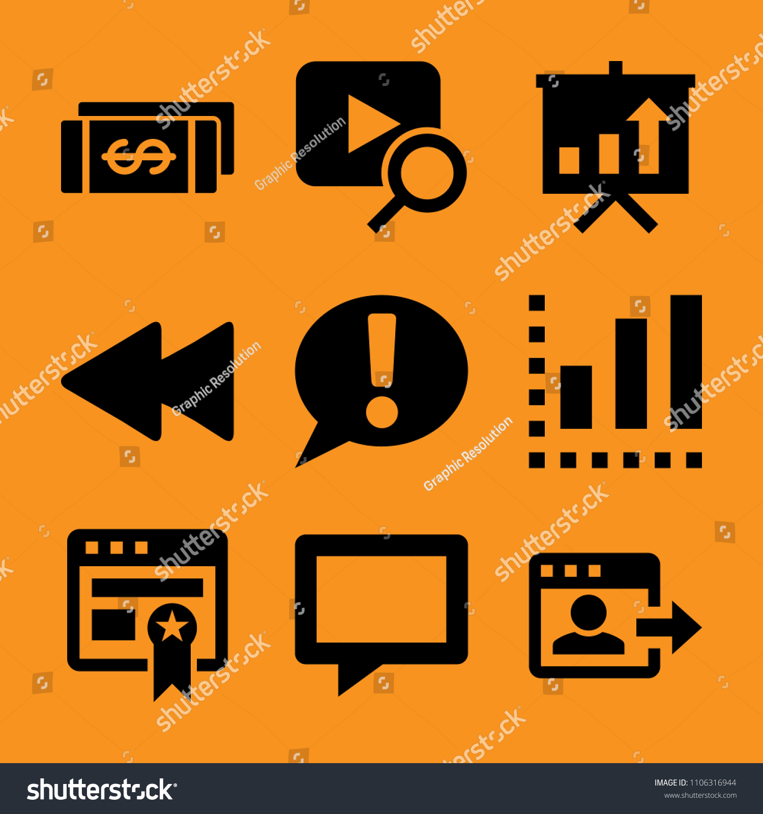 Live Innovation Set Vector Round Concept Stock Vector (Royalty Free ...