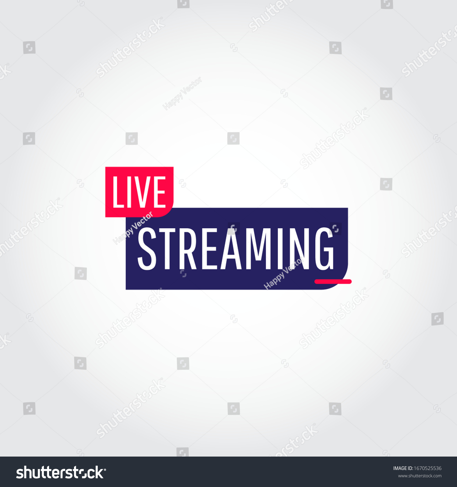 Live Streaming Breaking News Design Vector Stock Vector (Royalty Free ...