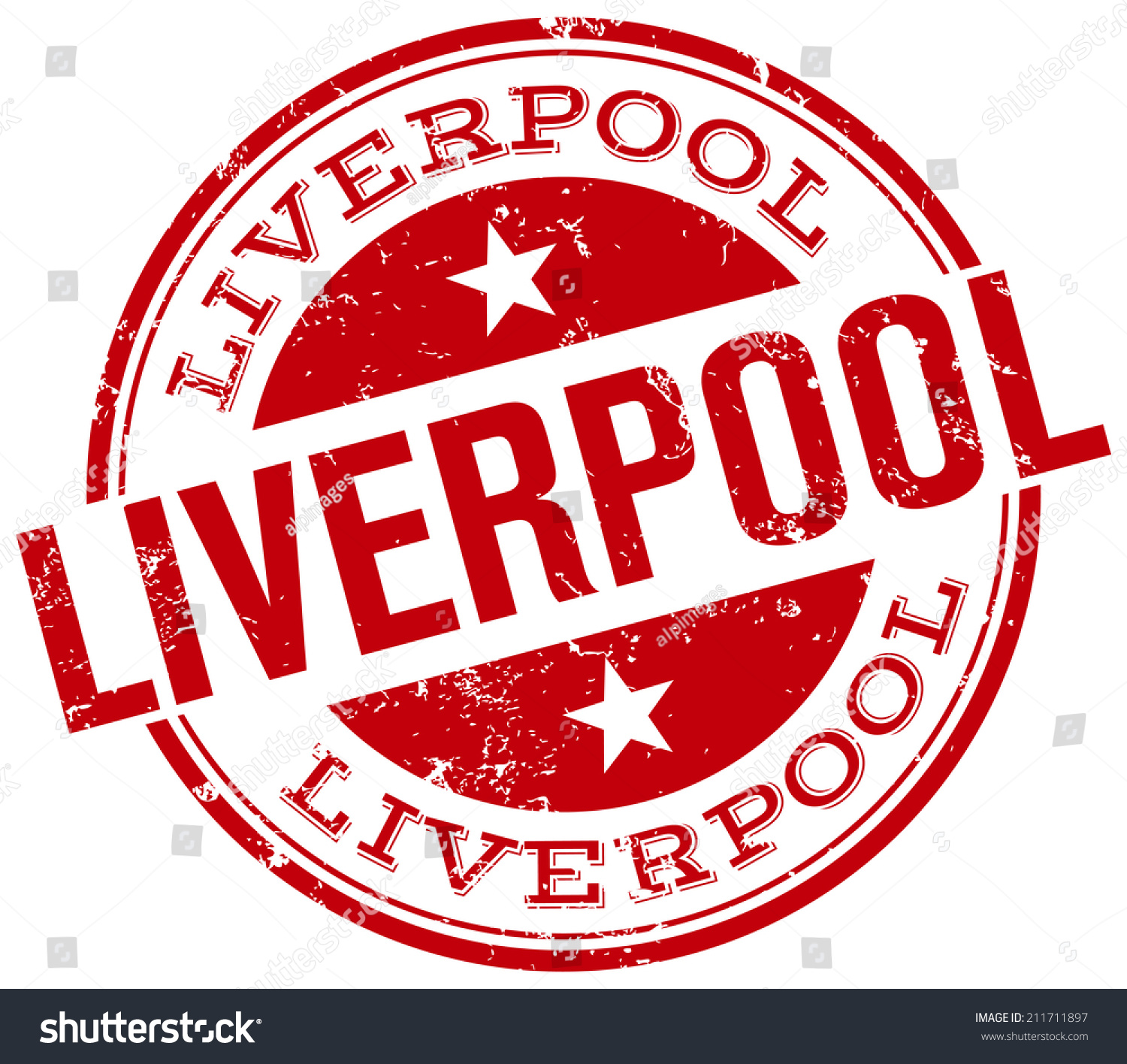 Liverpool Stamp Stock Vector (Royalty Free) 211711897 | Shutterstock