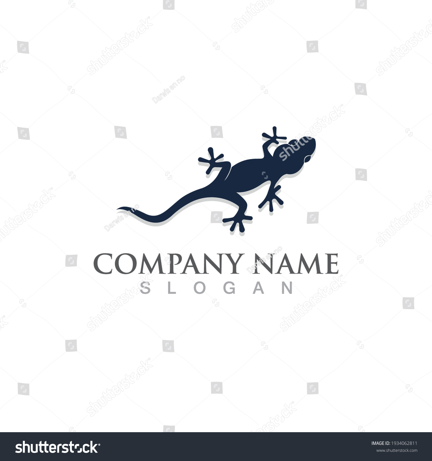 Lizard Logo Symbol Vector App Stock Vector (Royalty Free) 1934062811 ...