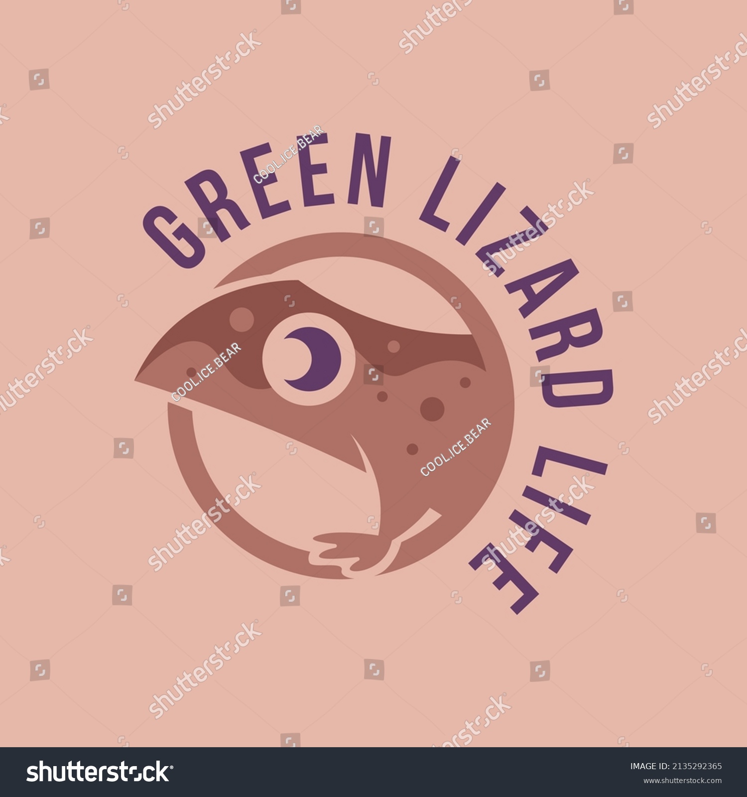 Lizard Logo Design Concept Vector Animal Stock Vector (Royalty Free ...