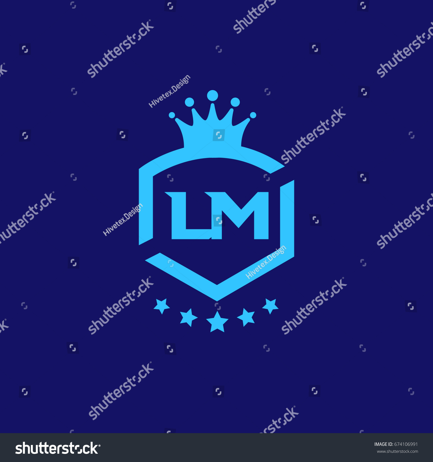 Lm Logo Stock Vector 674106991 - Shutterstock