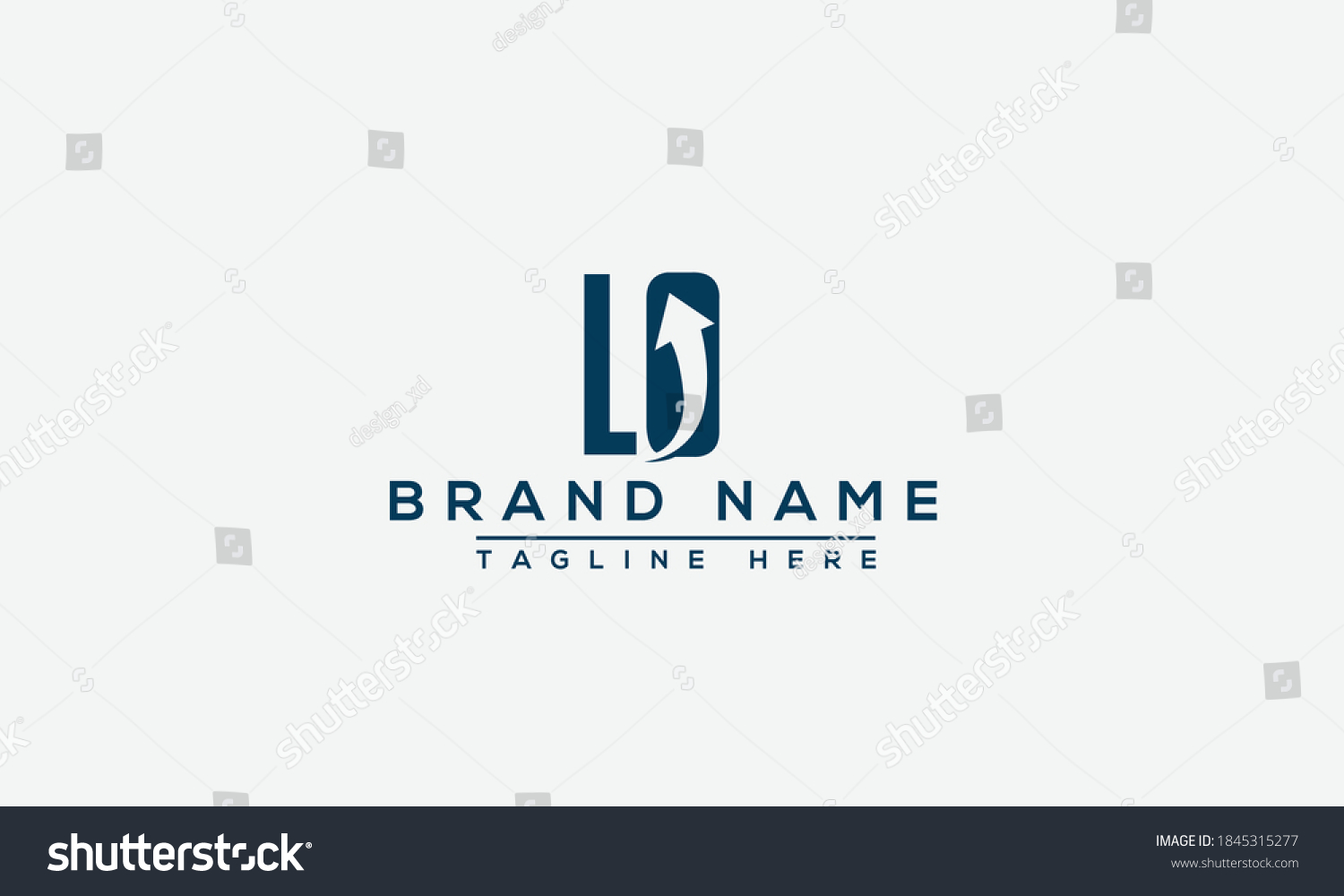 Lo Logo Design Template Vector Graphic Stock Vector (Royalty Free ...