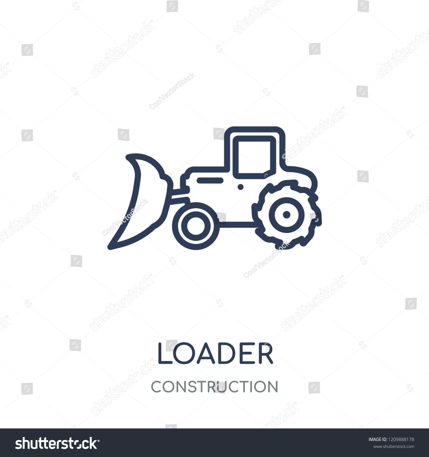 Vektor Stok Loader Icon Loader Linear Symbol Design (Tanpa Royalti ...