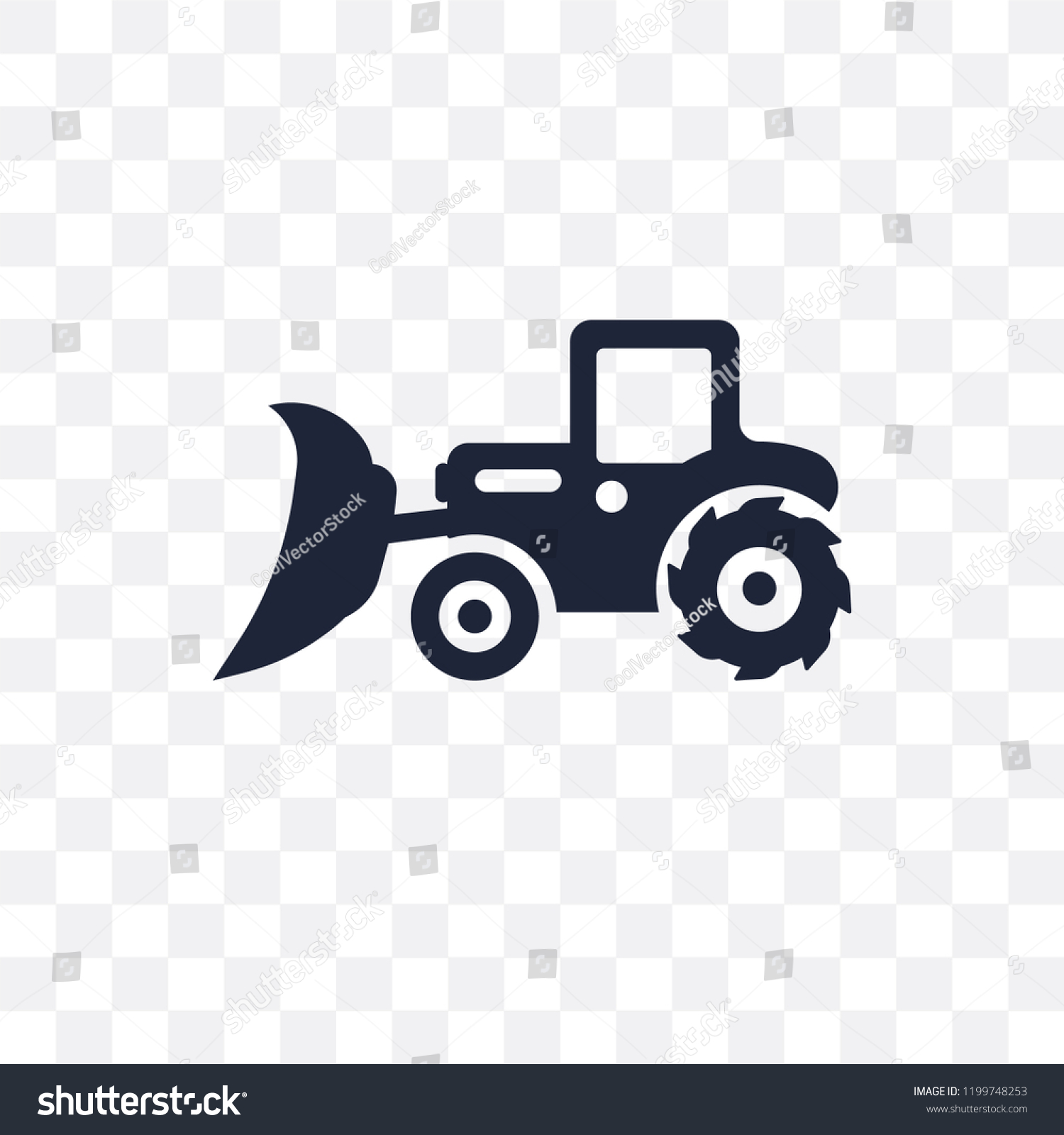 Loader Transparent Icon Loader Symbol Design Stock Vector (Royalty Free ...