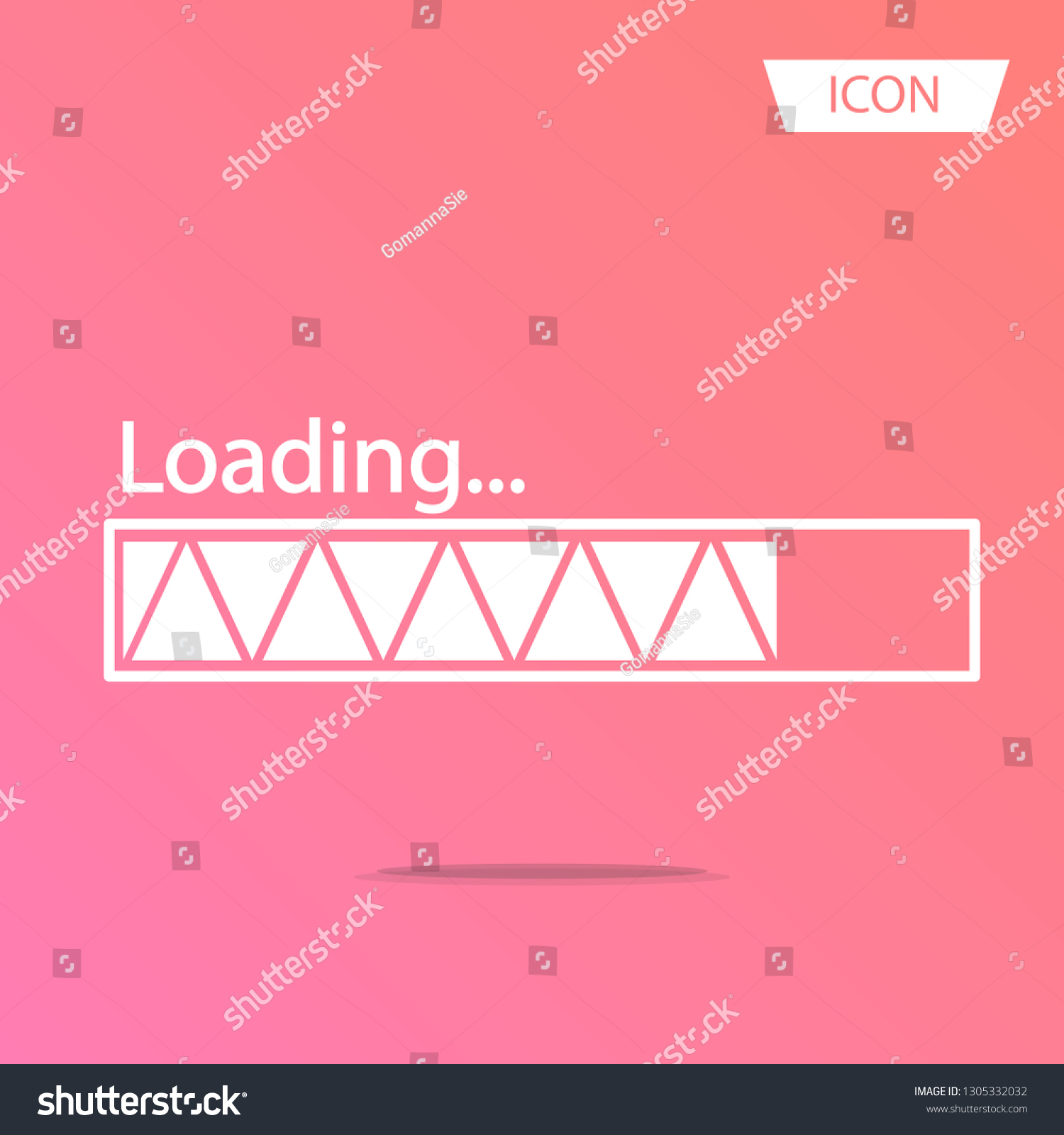 Loading Bar Progress Icons Load Sign Stock Vector (Royalty Free ...