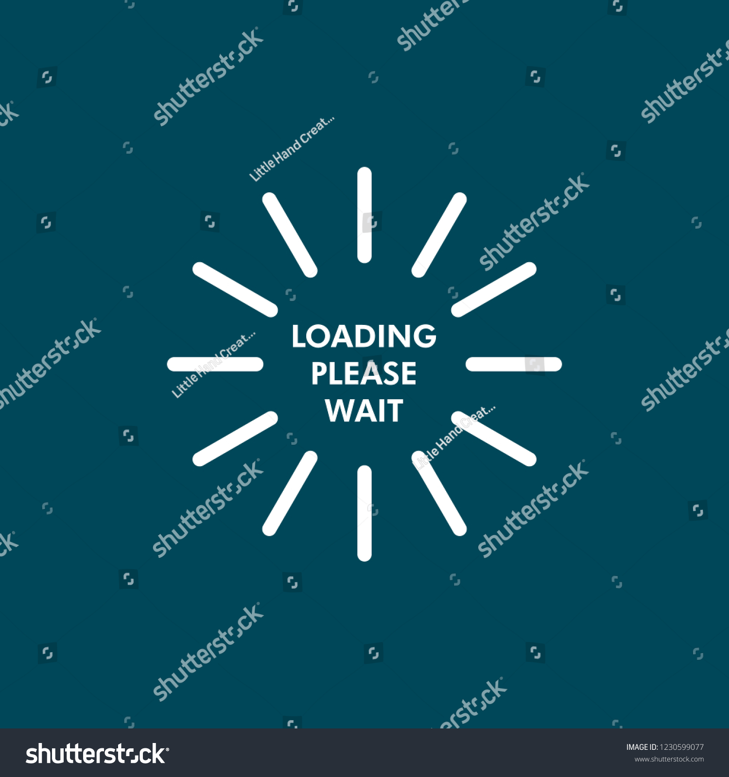 Loading Icon Blue White Colors Loading Stock Vector (Royalty Free ...
