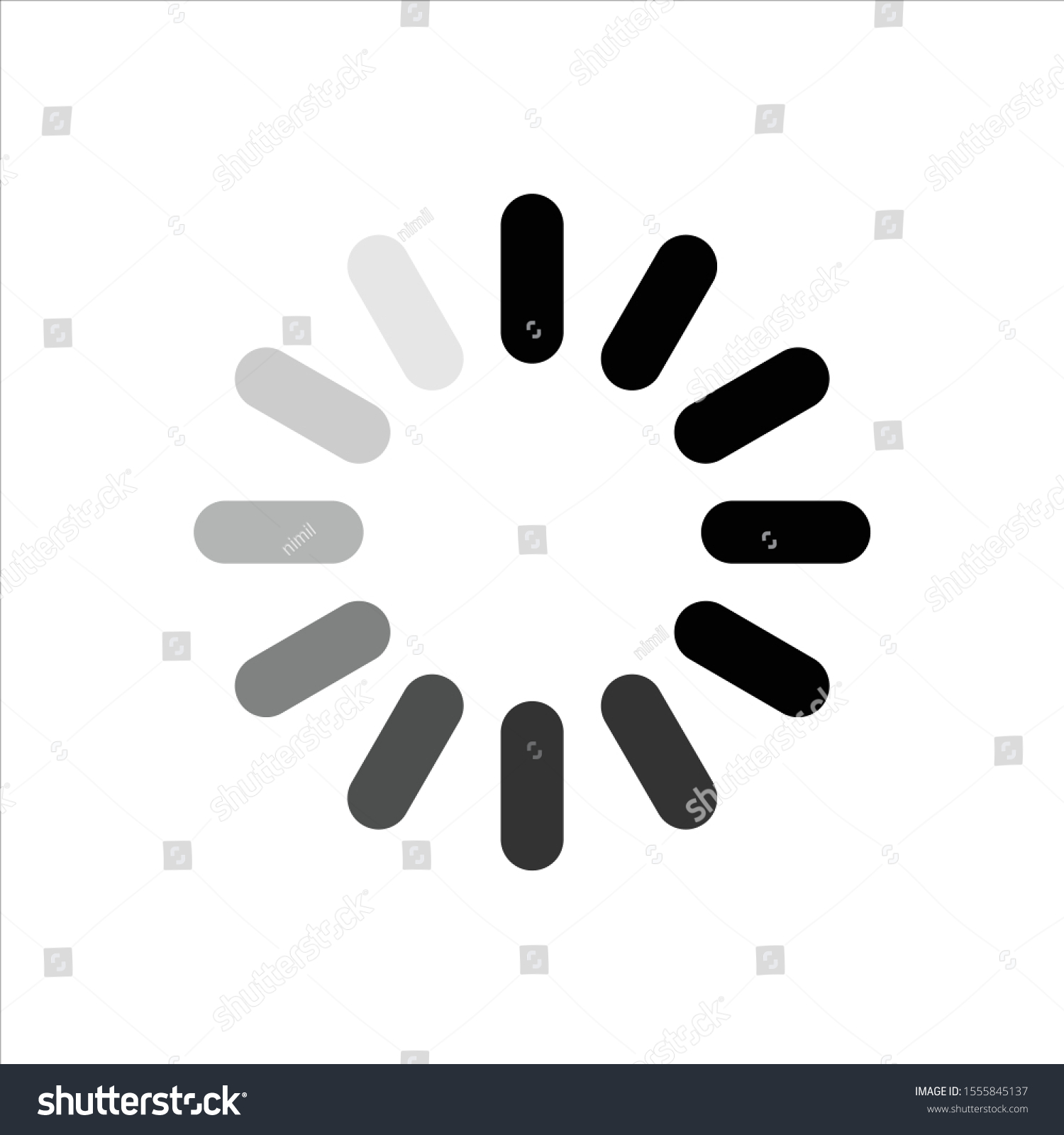 Loading Icon Progress Bar Upload Download Stock Vector (Royalty Free ...