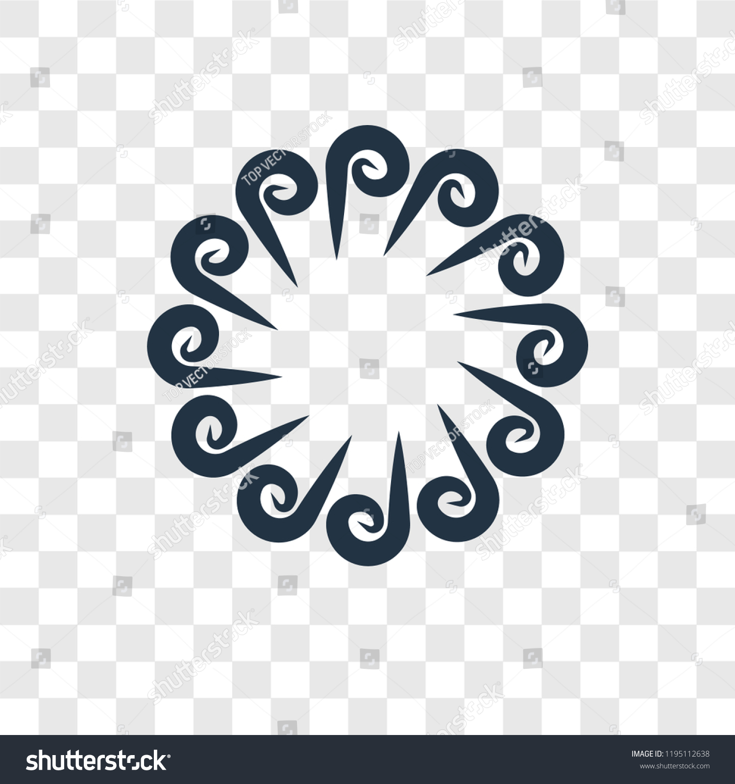 Loading Vector Icon Isolated On Transparent Stock Vector (Royalty Free ...