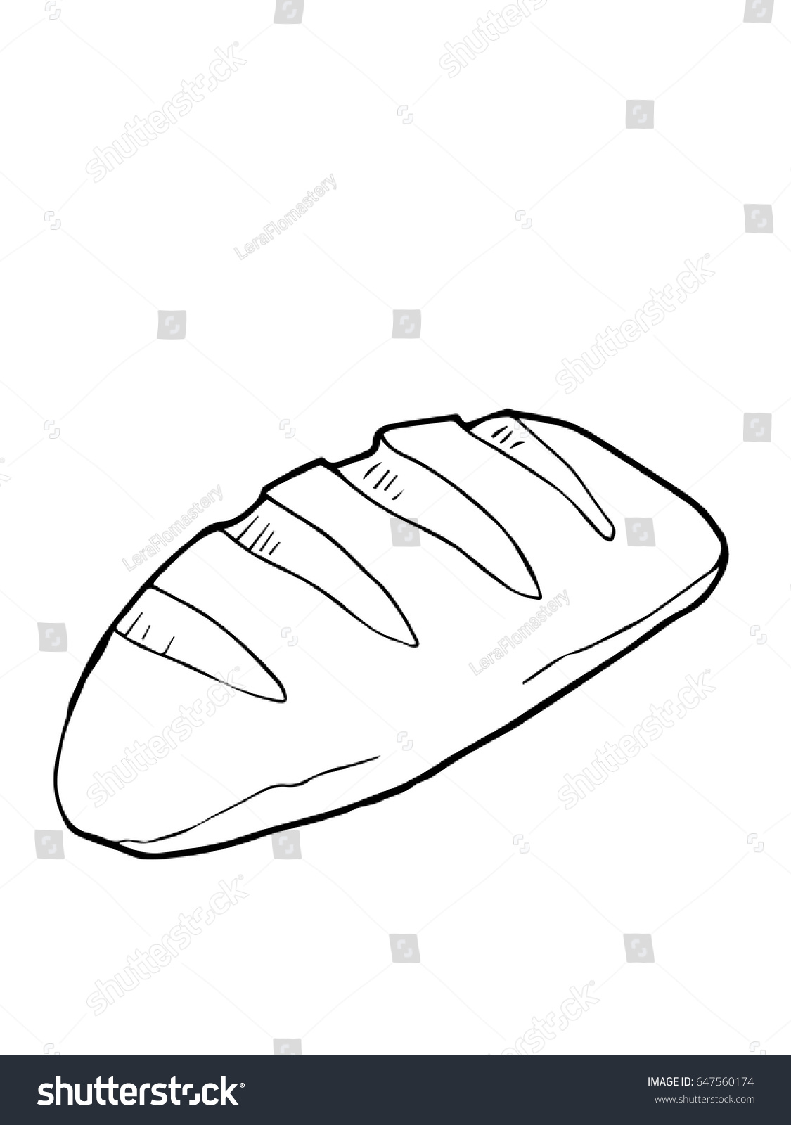 Loaf White Bread Vector Graphics: เวกเตอร์สต็อก (ปลอดค่าลิขสิทธิ์ ...