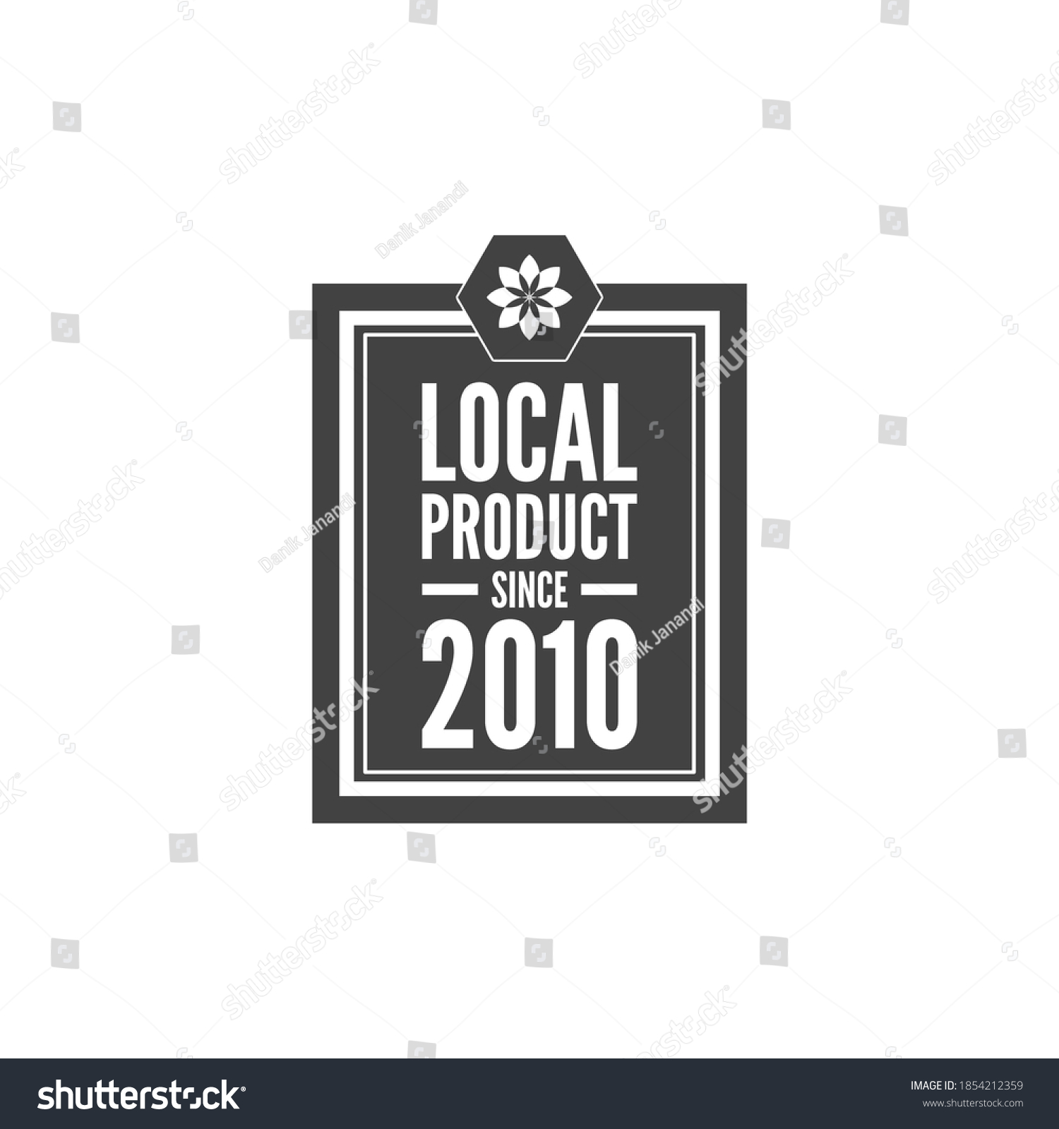 Local Product Logo Vector Image Stock Vector (Royalty Free) 1854212359 ...