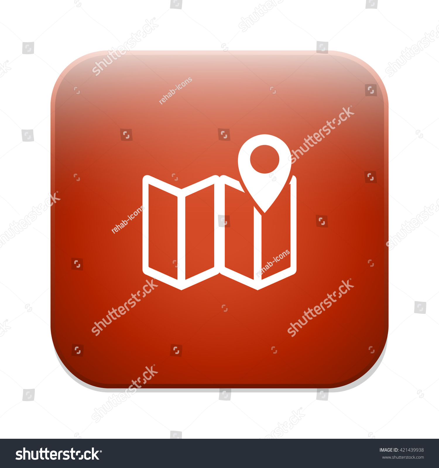 Location Icon Stock Vector (Royalty Free) 421439938 | Shutterstock
