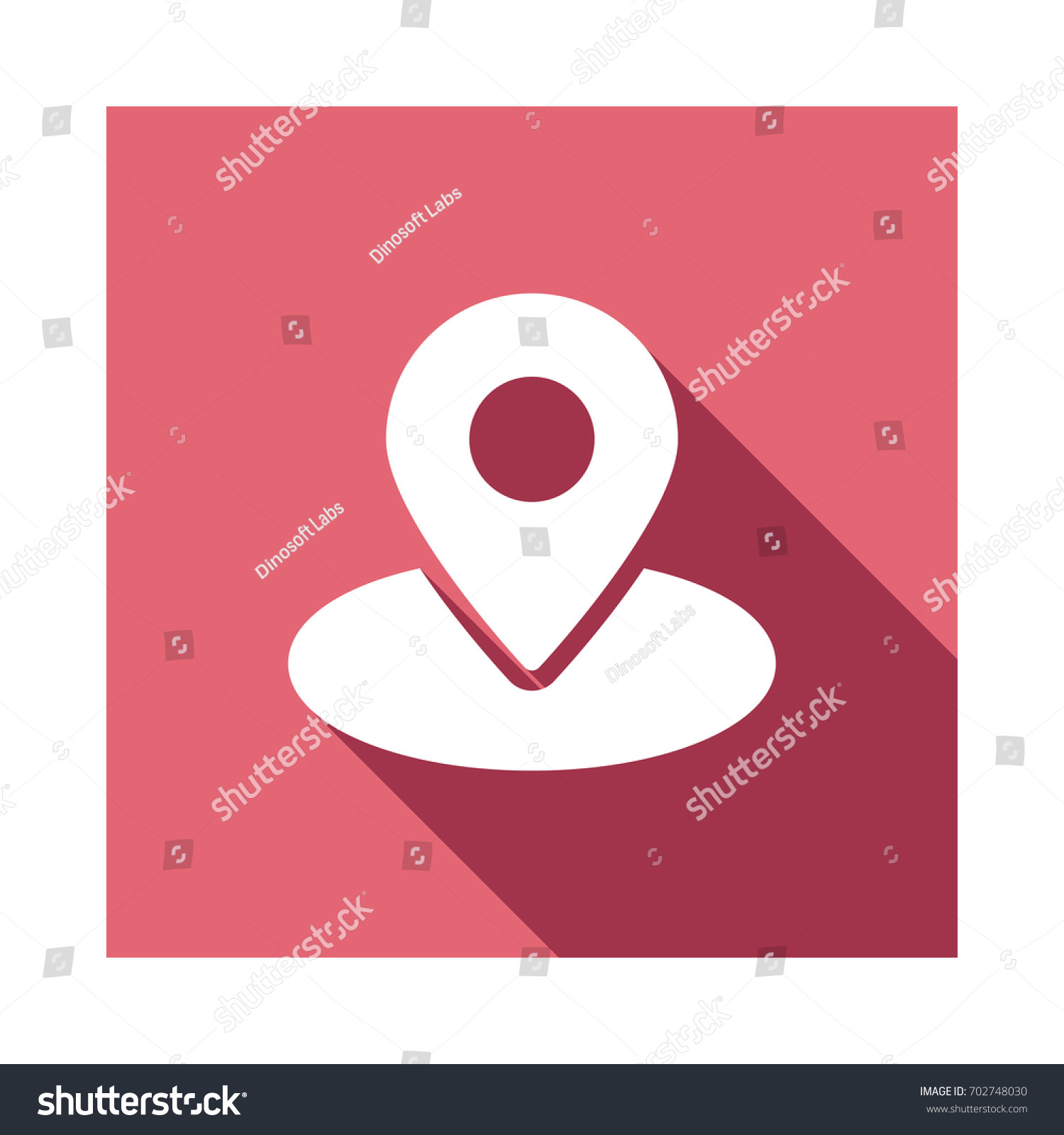 Location Icon Stock Vector (Royalty Free) 702748030 | Shutterstock