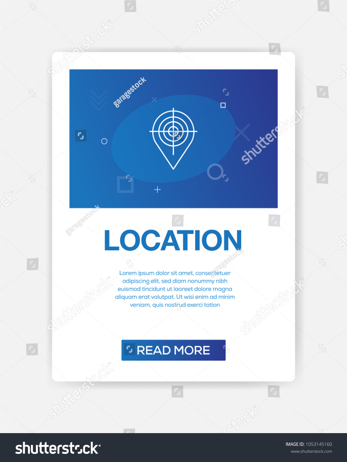 Location Icon Infographic: vector de stock (libre de regalías ...