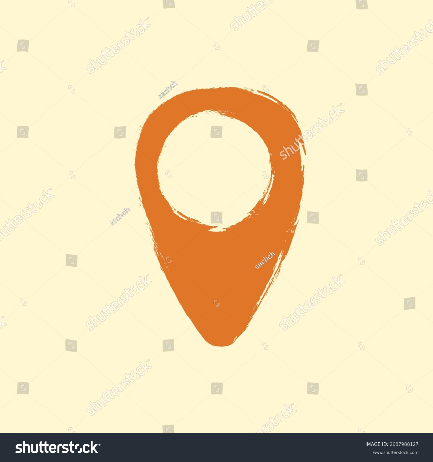 Location Red Sign Vector Illustration Stock Vector (Royalty Free ...