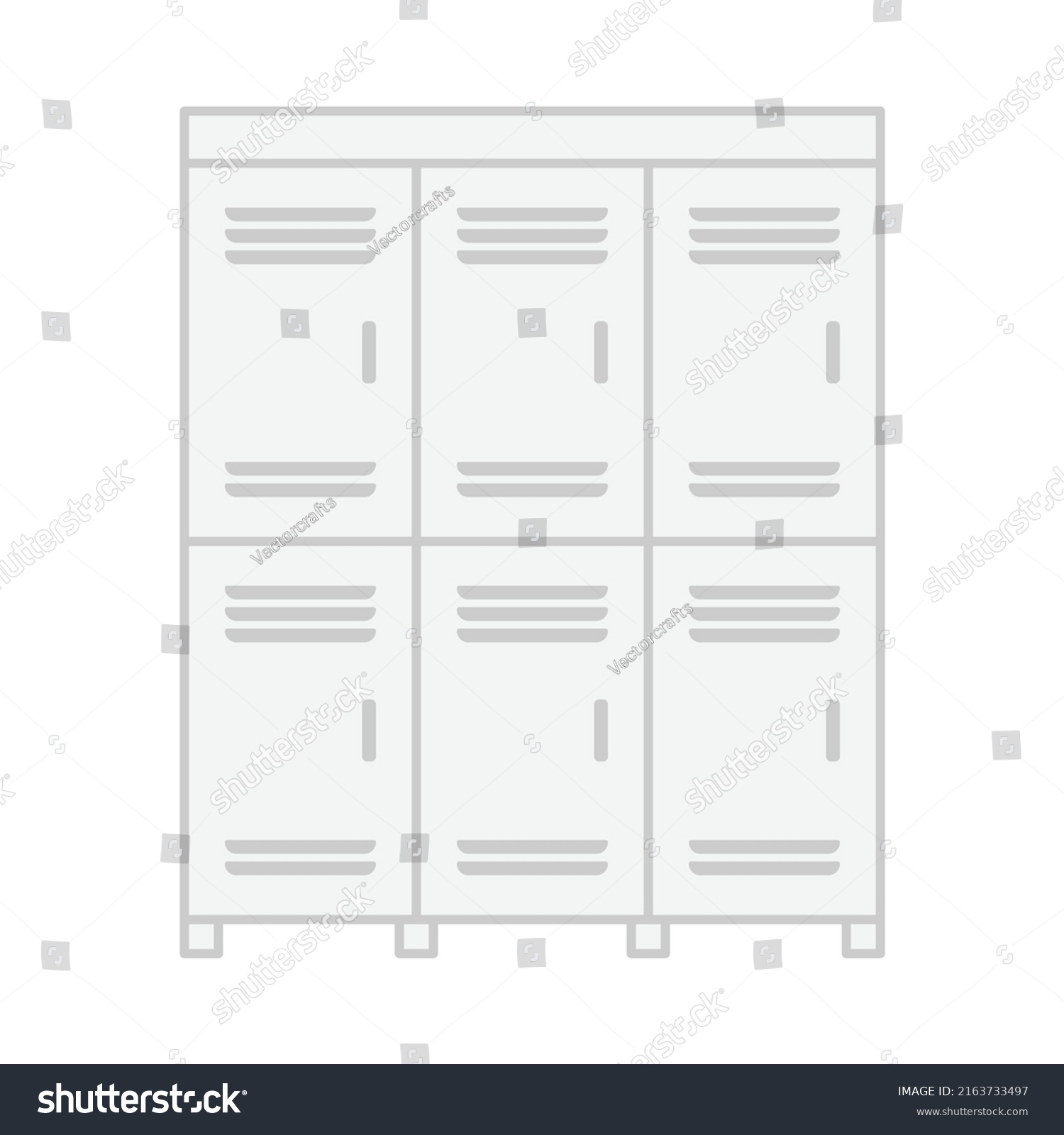 Locker Icon Design Template Vector Illustration Stock Vector (Royalty ...