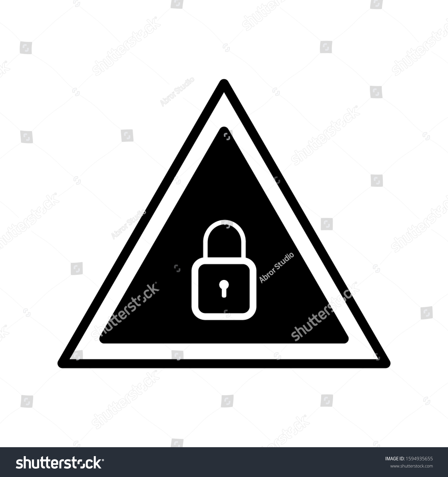 Lockout Key Tag Vector Image Triangle Stock Vector (Royalty Free ...