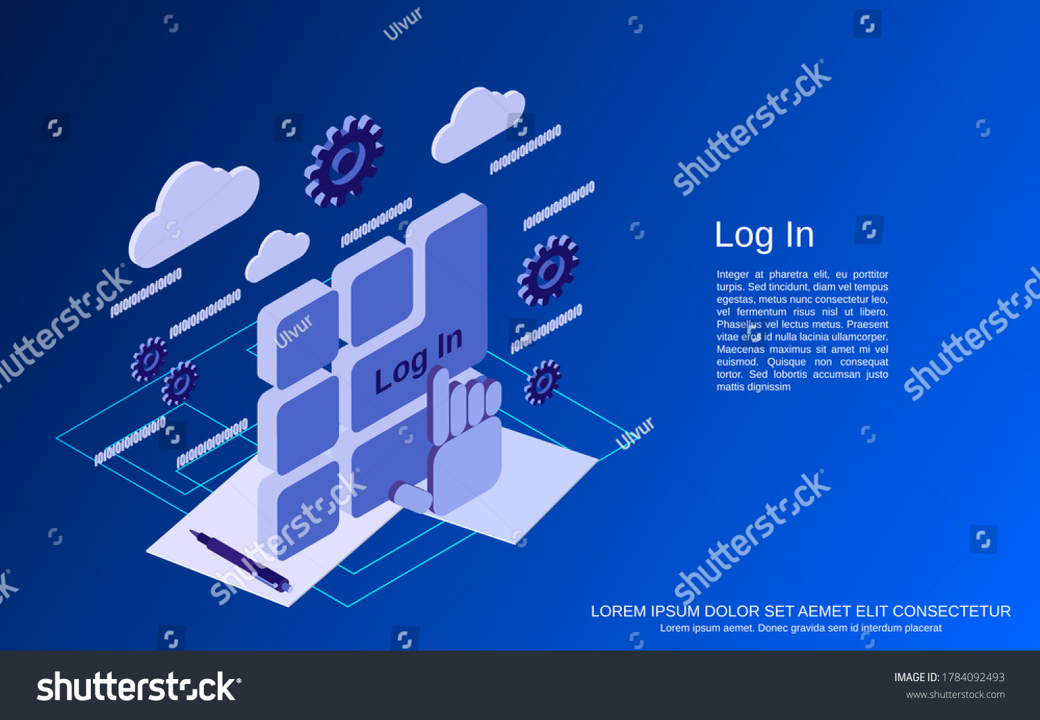 Log Flat 3d Isometric Vector Concept: เวกเตอร์สต็อก (ปลอดค่าลิขสิทธิ์ ...