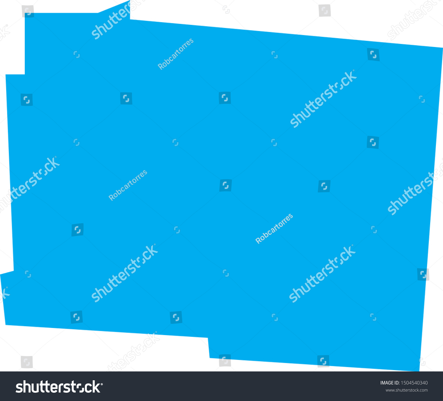 Logan County Map Ohio State Stock Vector (Royalty Free) 1504540340