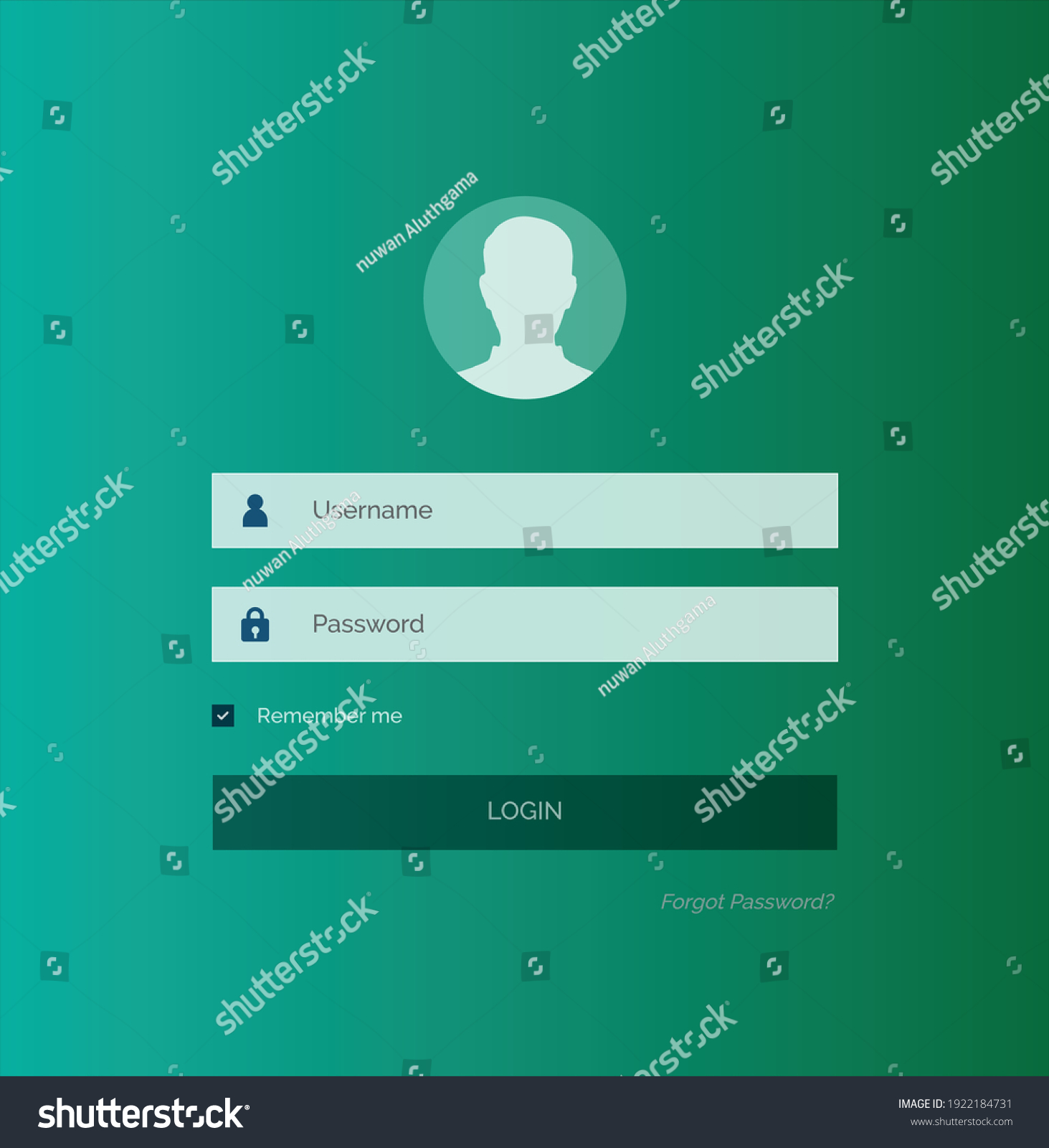 Ui de diseño web de página: vector de stock (libre de regalías ...