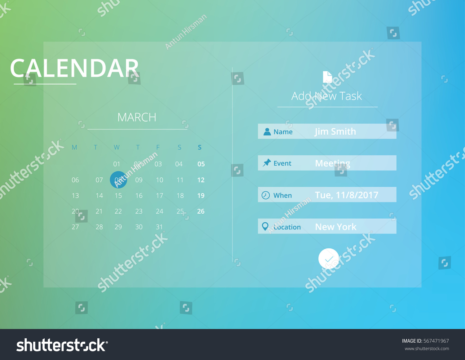 Login Ui Ux Screen Vector Illustration Stock Vector (Royalty Free ...